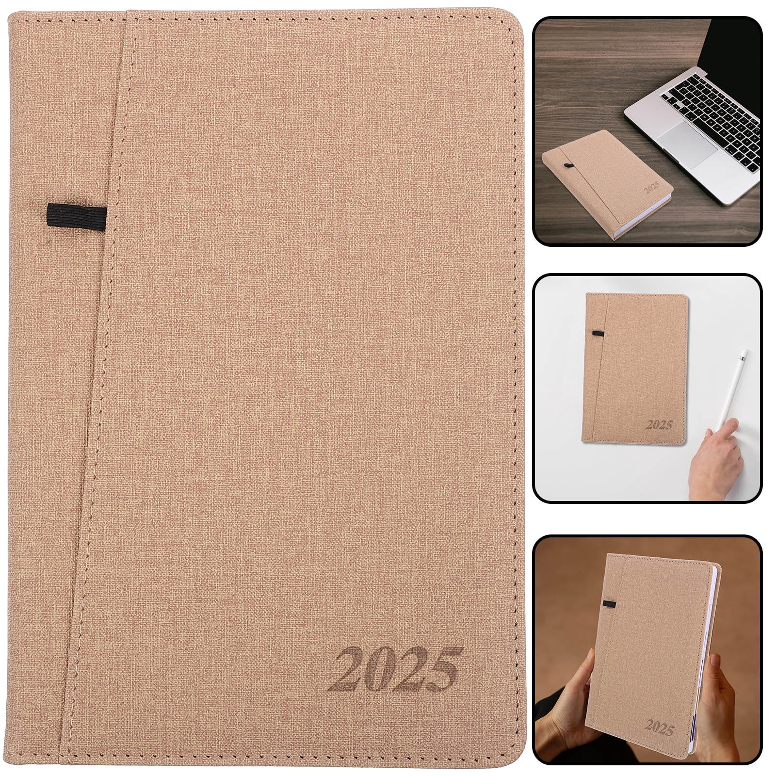 HEALEEP Daily Planner Notebook 2025 Planner Book Office Note Book ...