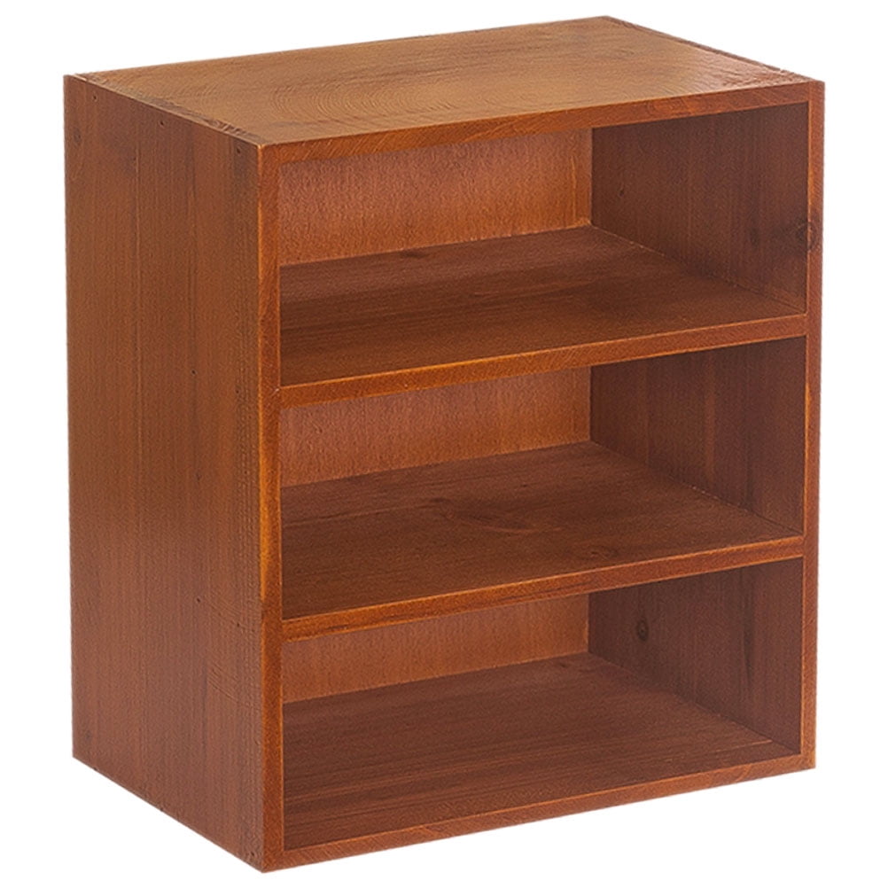 HEALEEP Desk Shelves Book Shelf Storage Rack Retro Desktop Bookshelf ...