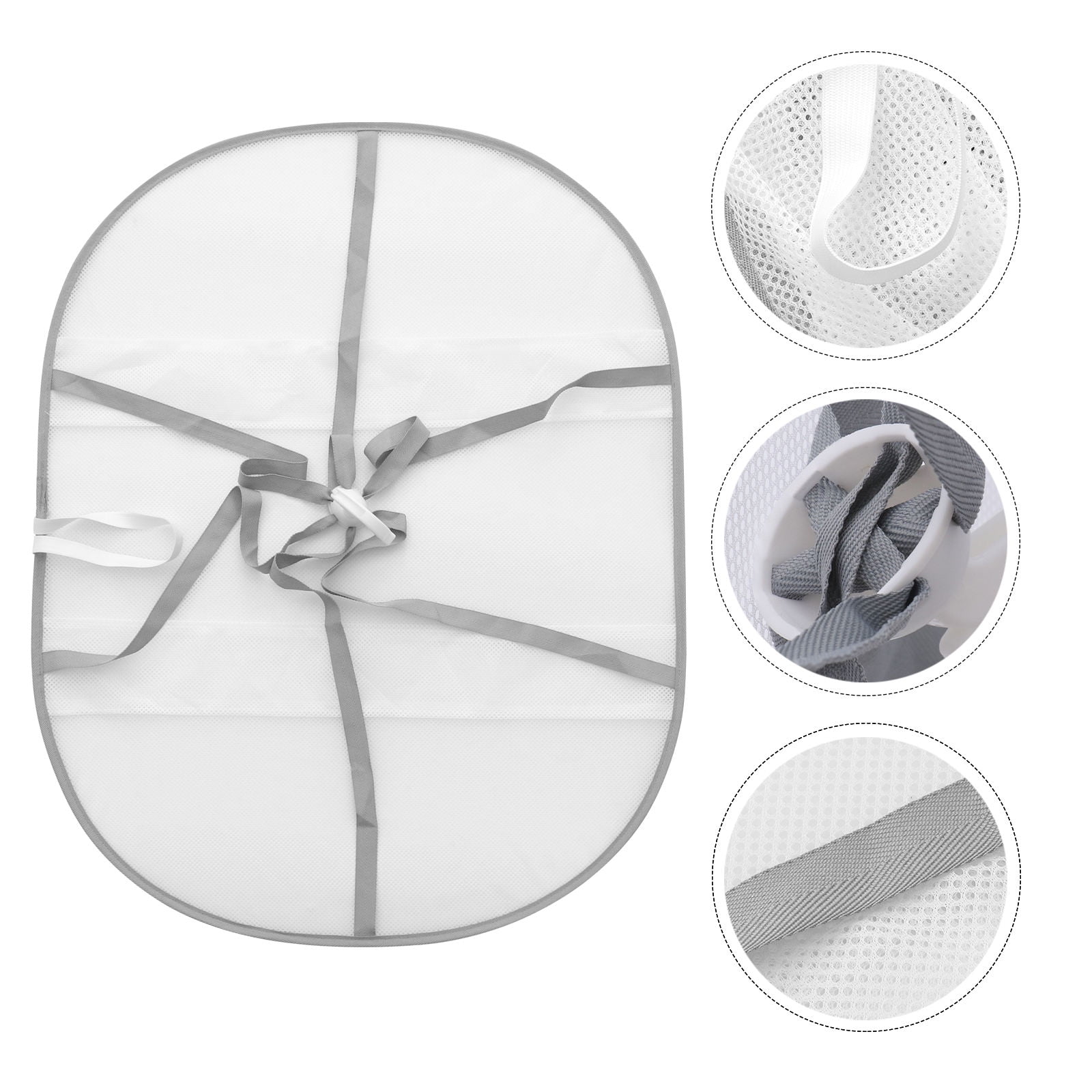 HEALEEP Drying Rack Laundry 1Pcs Grey Mesh Stainless Steel Rectangular ...