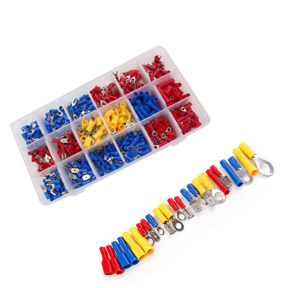 HEALEEP Electric Connector Kit 520Set Assorted Color Insulated ...