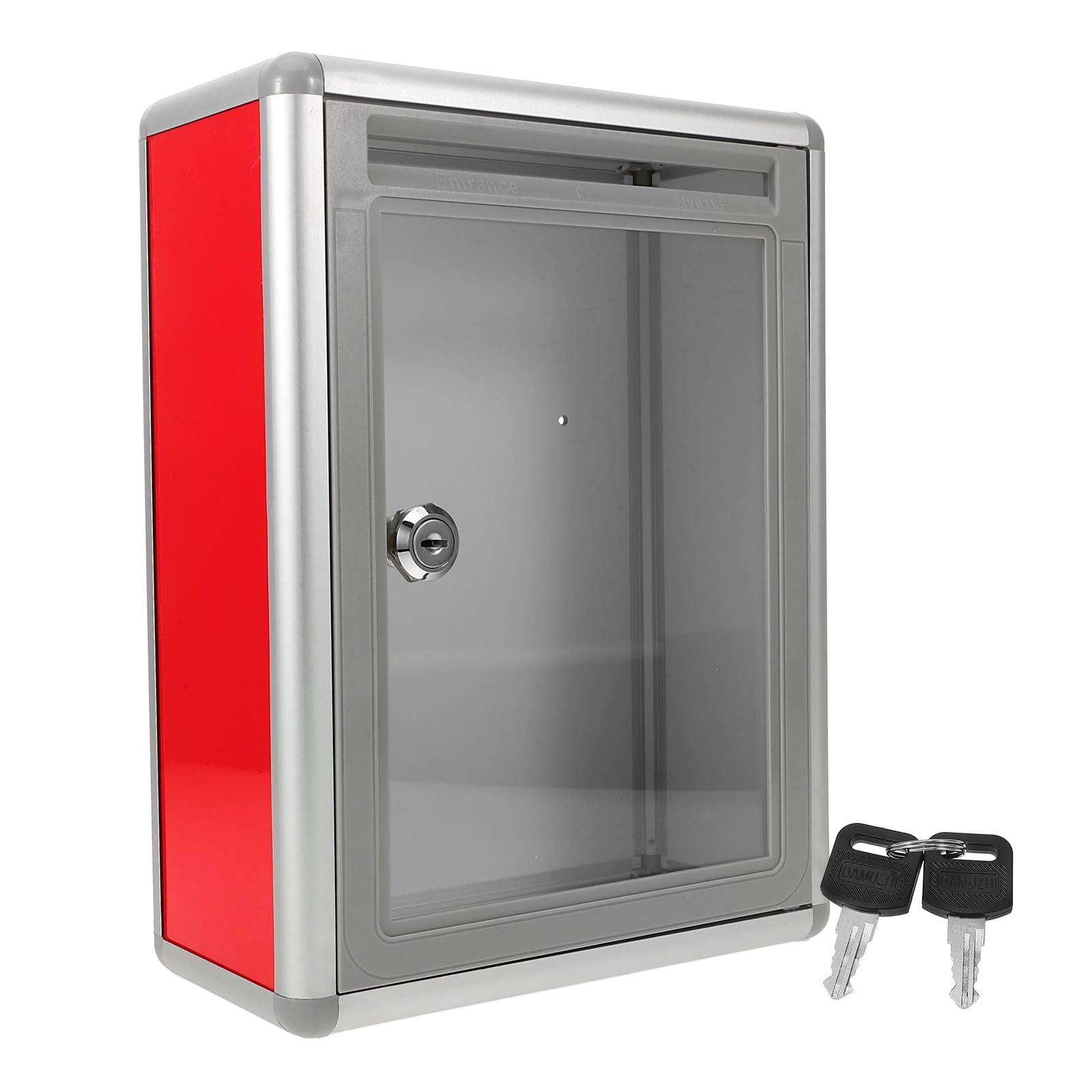 HEALEEP Email Box with Lock Key Small Wall Mounted Mailboxes Office ...