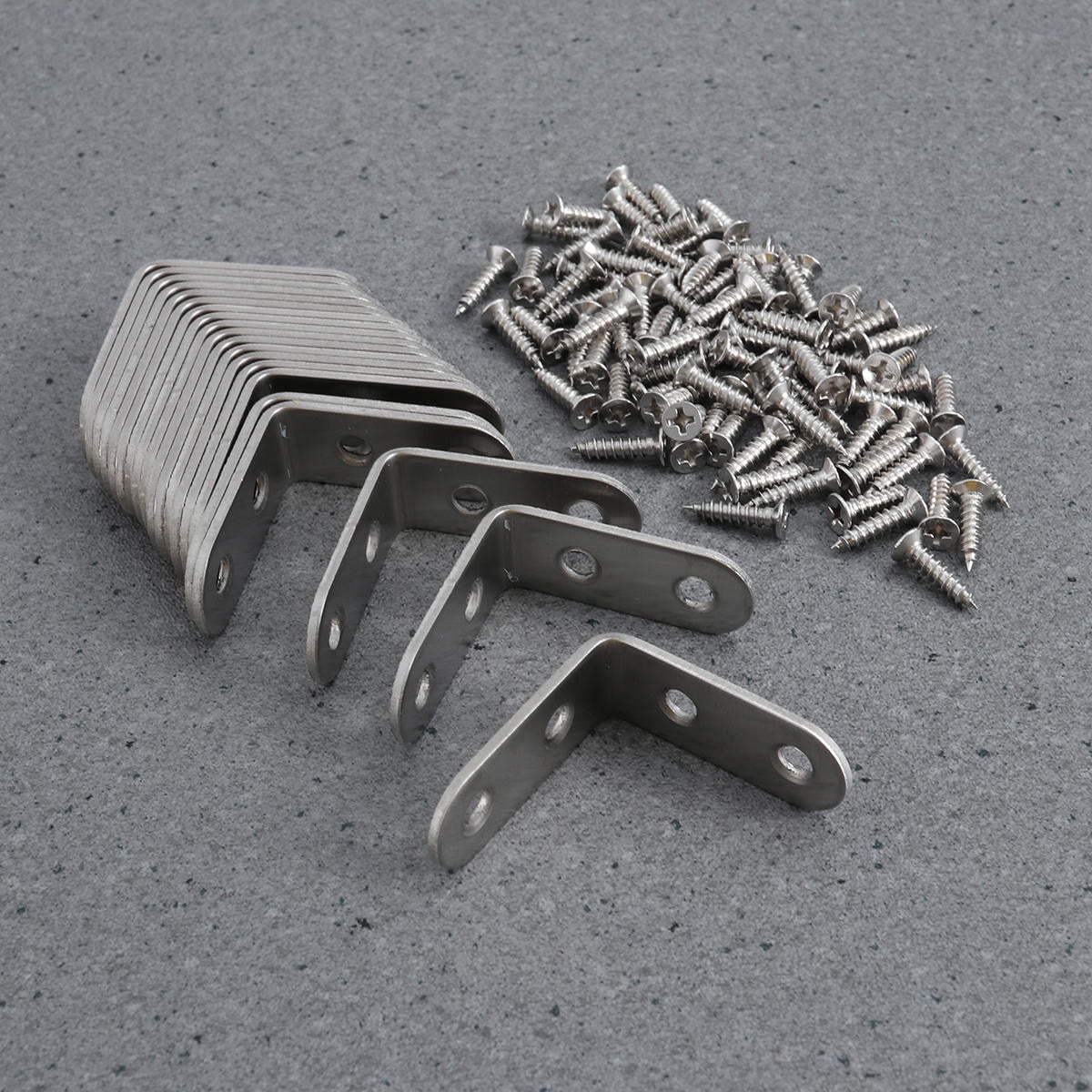 HEALEEP Furniture Corner Connector 20Pcs 2Mm Thick Stainless Steel ...