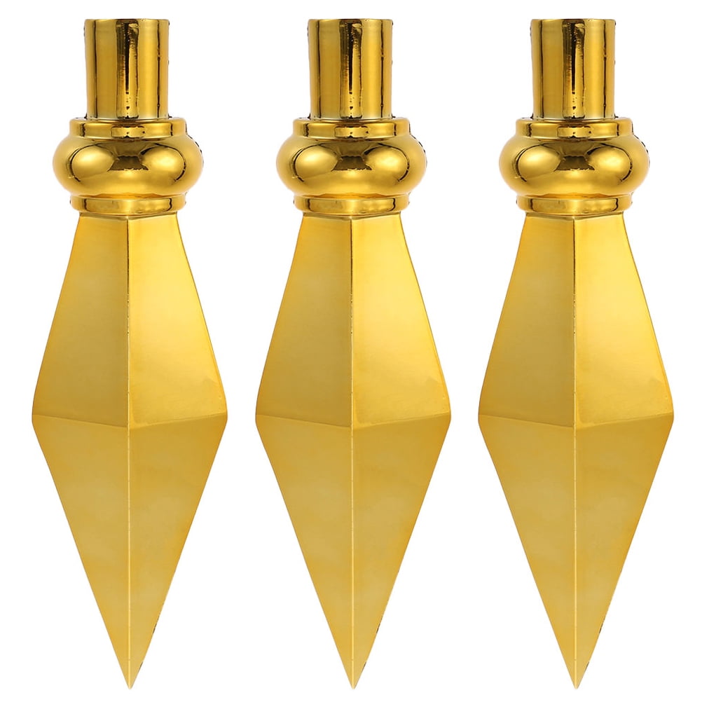 HEALEEP Golden Aluminum Flagpole Topper for Display Strong and Durable ...