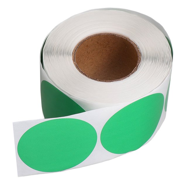 HEALEEP Green Printable Labels for Book 1 Roll Self-Adhesive Paper ...