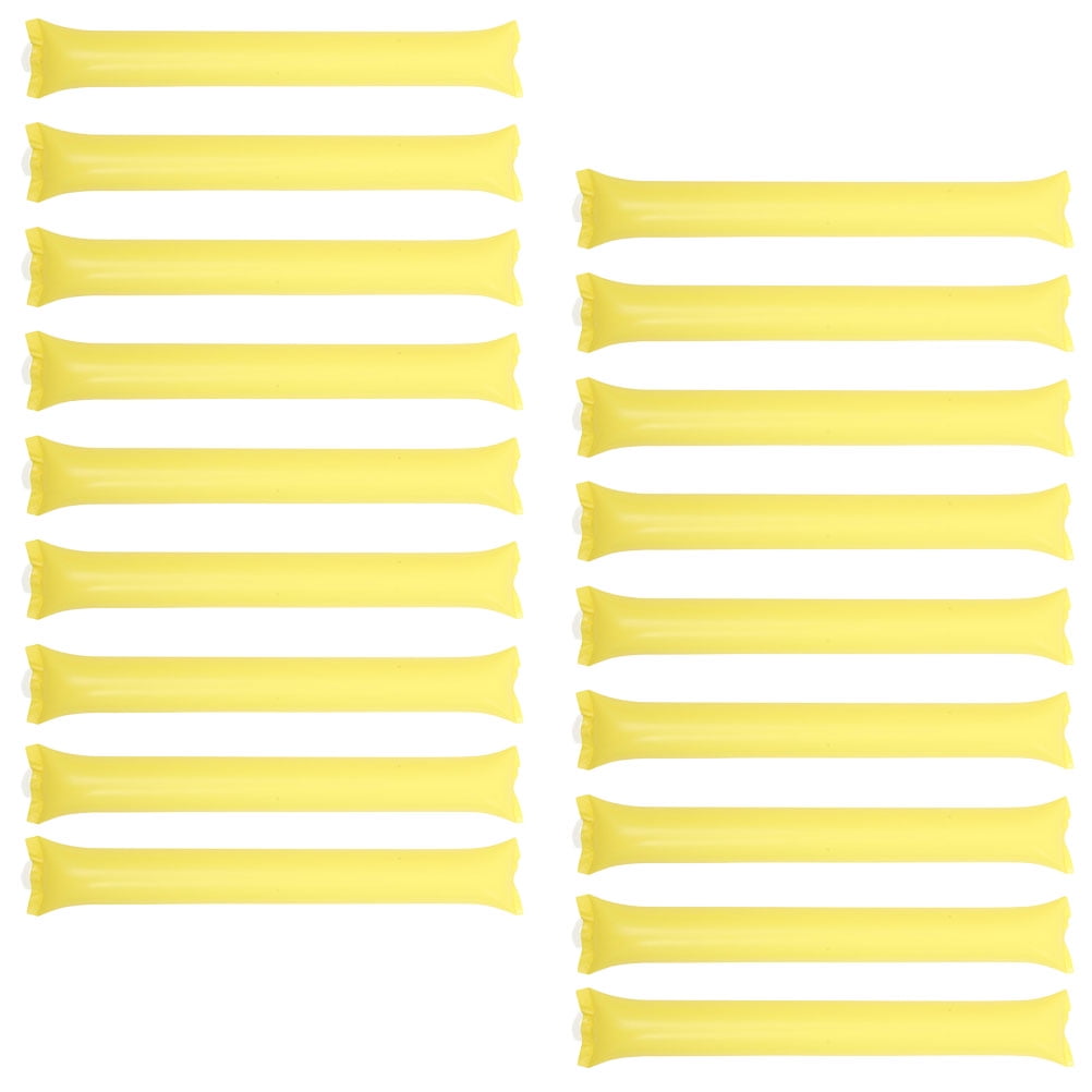 HEALEEP Inflatable Boom Sticks 50Pcs for Parades Yellow Portable ...