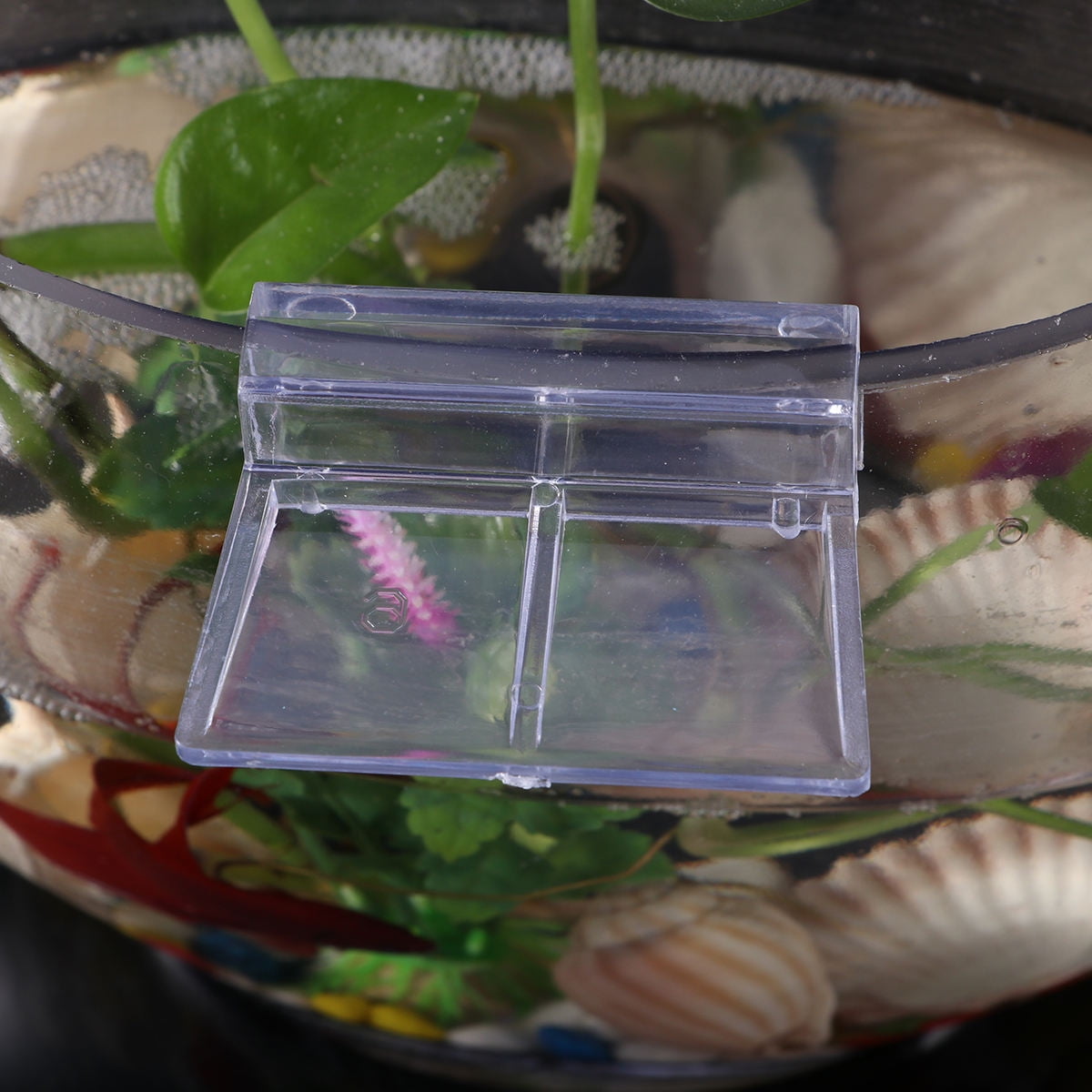 HEALEEP Rectangular Aquarium Brackets for Fish Tank Setup 5.5x4x2cm ...