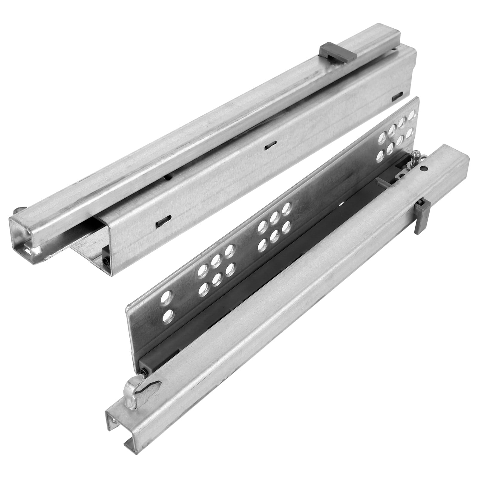 HEALEEP Steel Detachable Sliding Rails 1 Pair for Kitchen Cabinets Easy ...