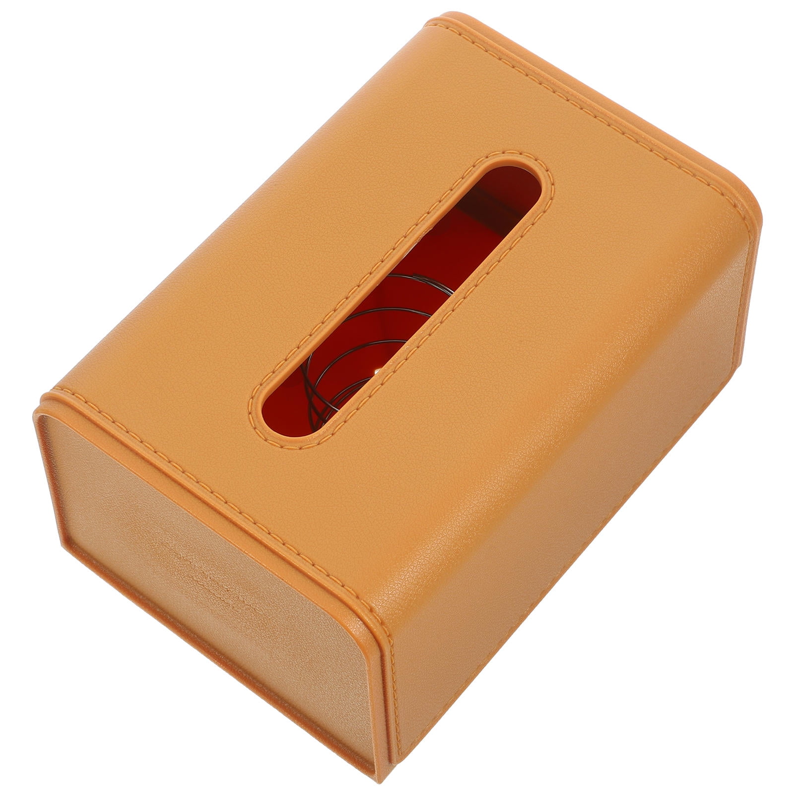 HEALEEP Tissue Box Tissues Boxes Home Decor Paper Towel Holder Orange ...