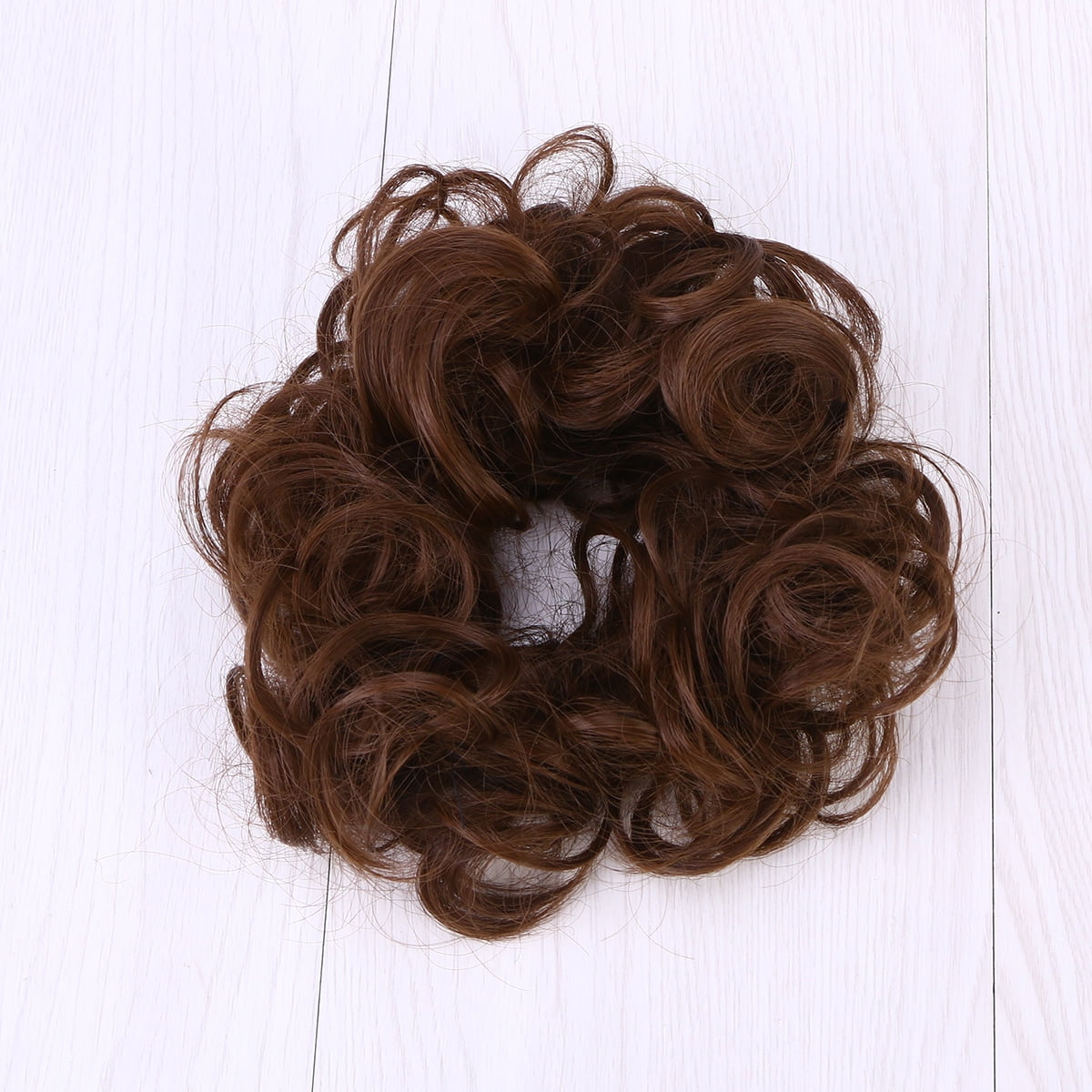 HEALEEP Volume Addition Messy Bun Hair Piece 1Set Curly Ponytail ...