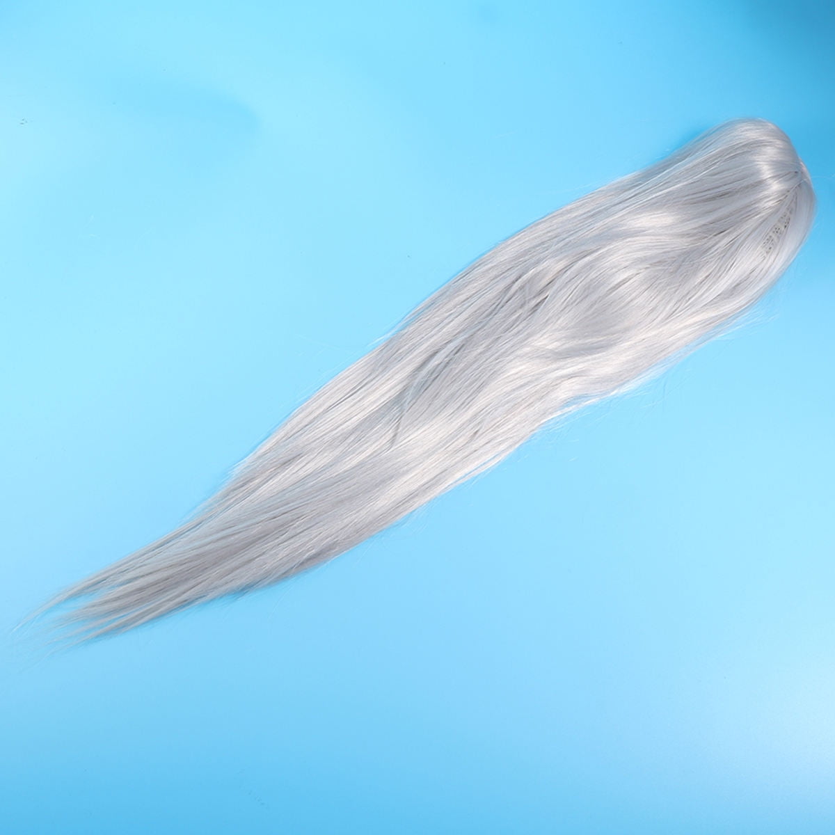 HEALEEP White Medium Wigs 1Pack Long Straight Silver 70cm For - Walmart.com