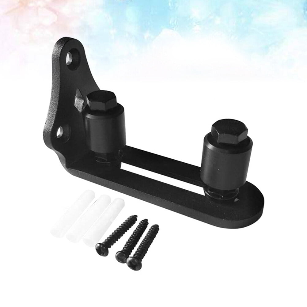 HEALEEP Width Adjustable Triangle Pulley Stop Pendulum Barn Door Track ...