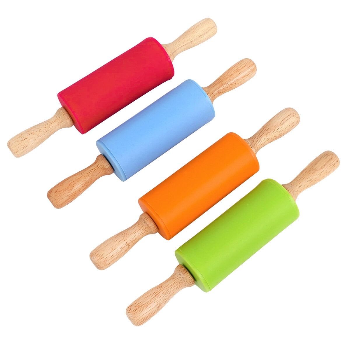 HEALEEP Wood Rolling Guide Sticks 1Pcs 22.5In Rolling Pin For Dough ...