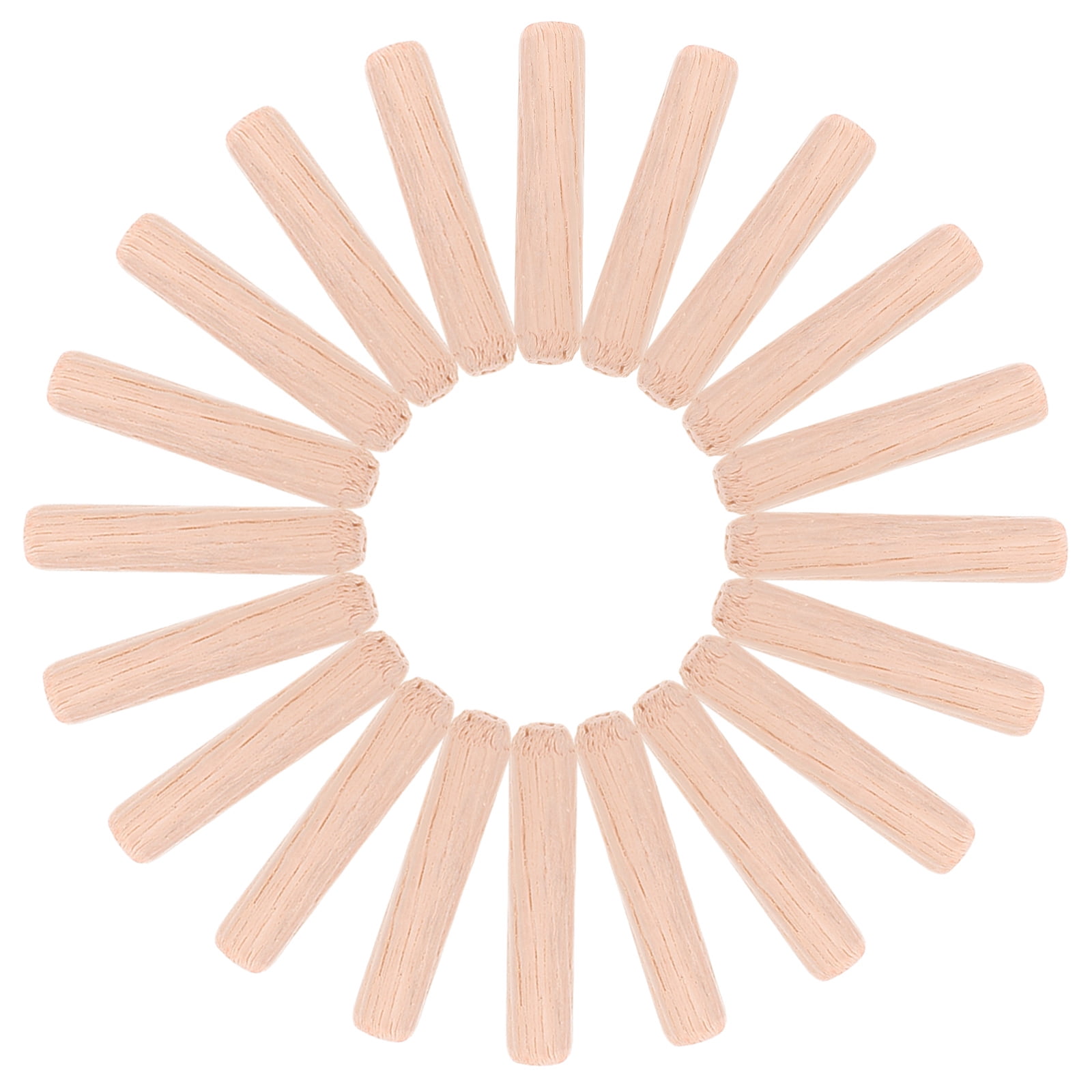 HEALEEP Wooden Dowel for Furniture Connection with Fluted Surface for ...