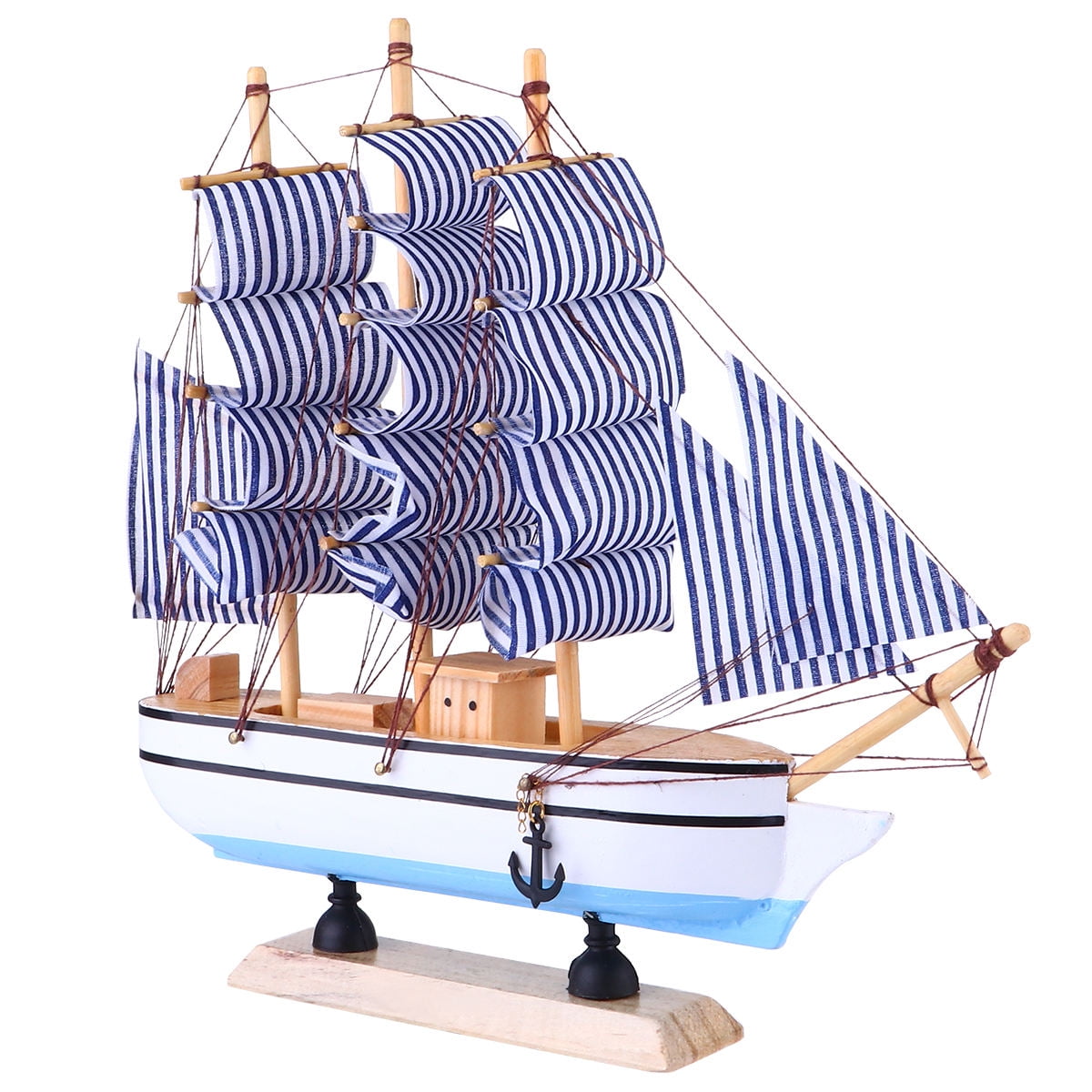 HEALEEP Wooden Ship Model Kit Sailing Ship Model 1Pcs for Living Room ...
