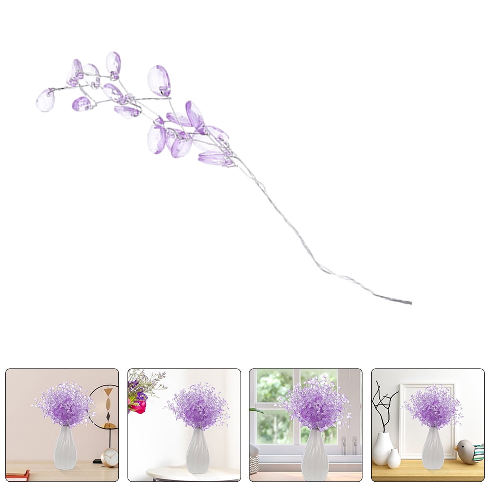 HEALEEP Worgeous 100 Stems of Artificial Bead Drop Flowers Faux Acrylic ...