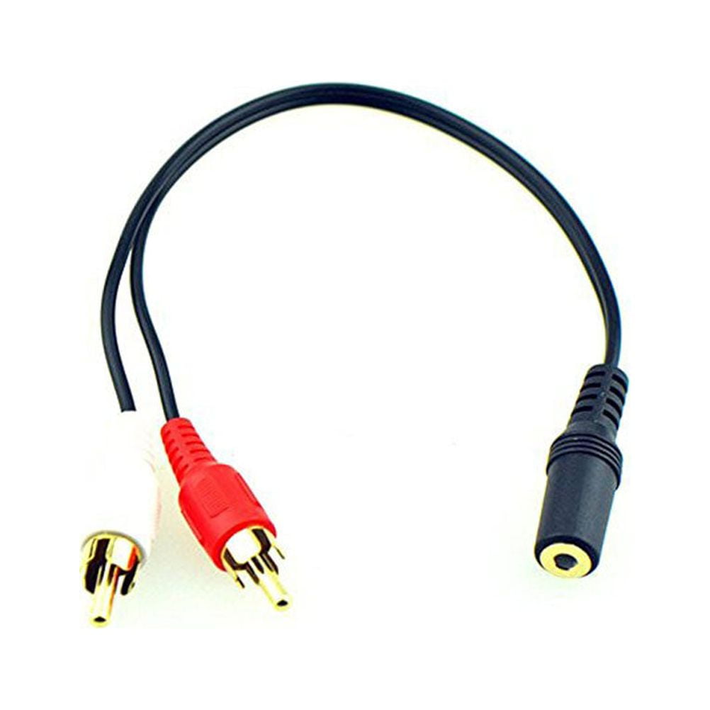 HEALEEP Y Cable 3 5mm Stereo Female To 2 X Male Plug Connector 1Pcs For ...