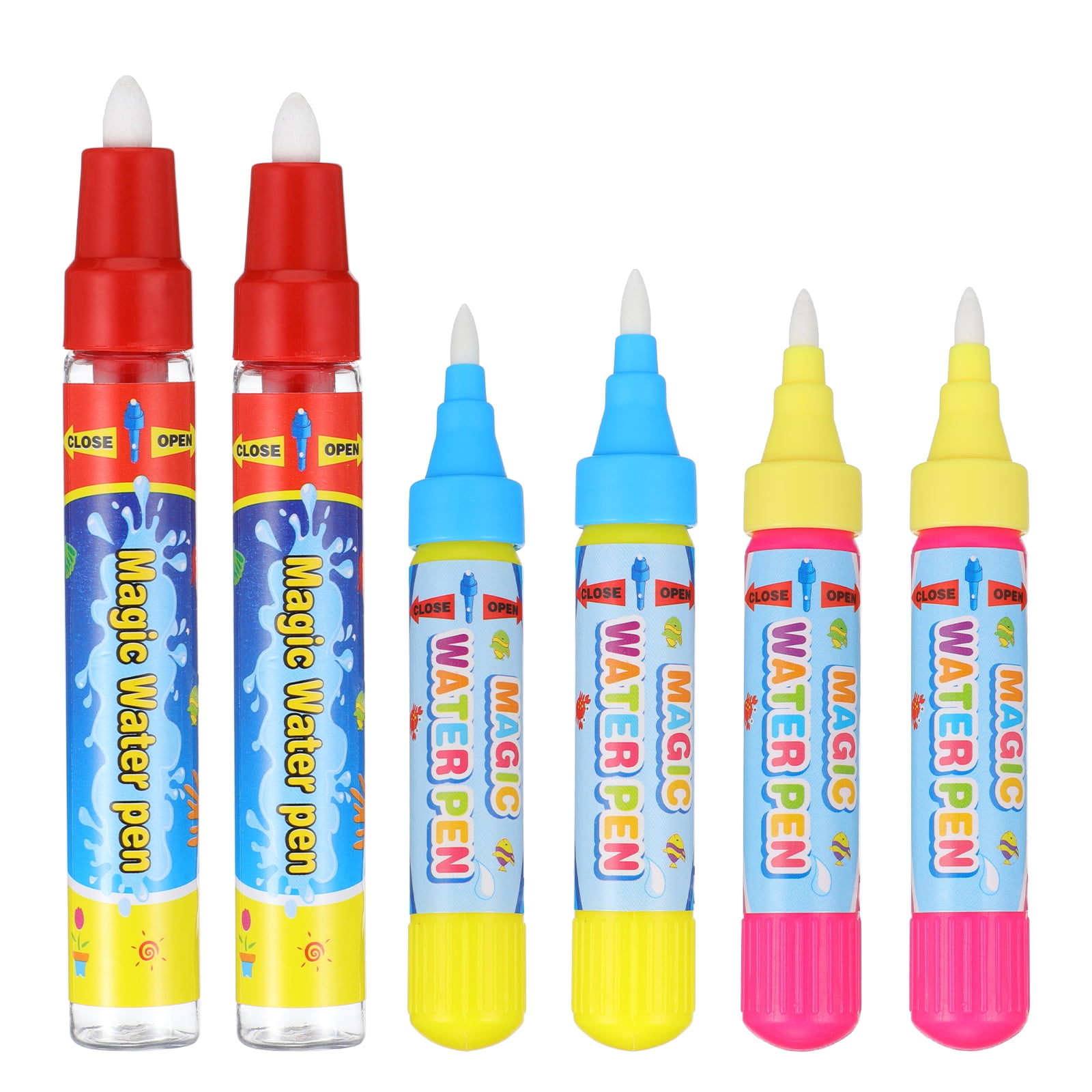 HEALLILY 6pcs Water Doodle Pens Aqua Drawing Doodle Pens Replacement ...
