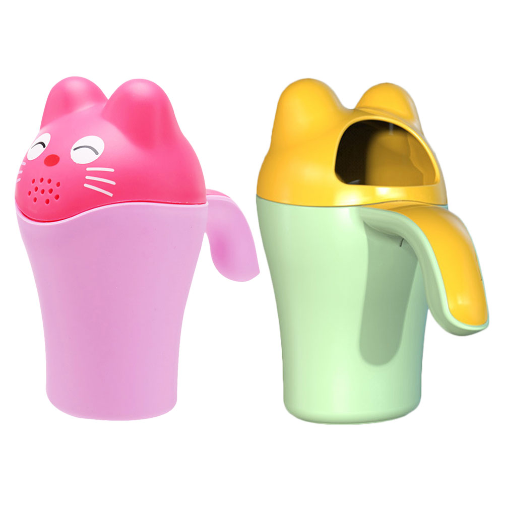 Baby Dippers Bath Rinse Cup Shampoo Rinser Shower Sprinkler Spoon ...