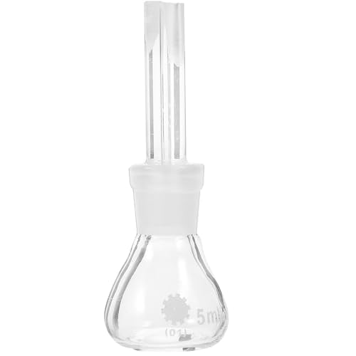 HEALLILY Pycnometer Glass Laboratory Glass Pycnometer Reagent Density ...