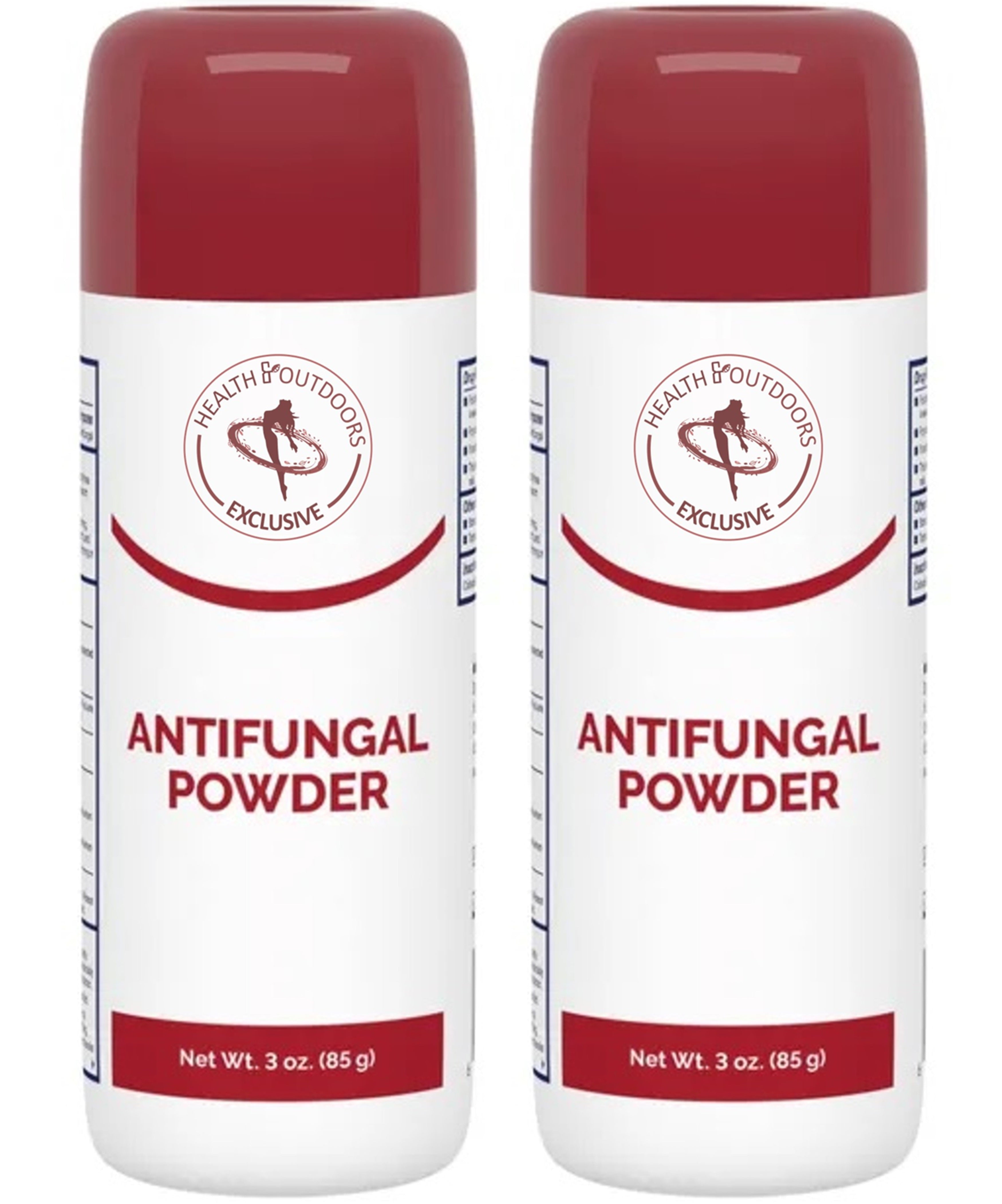 HEALTH & OUTDOORS Antifungal Powder 3oz Tube, For Common Fungal ...