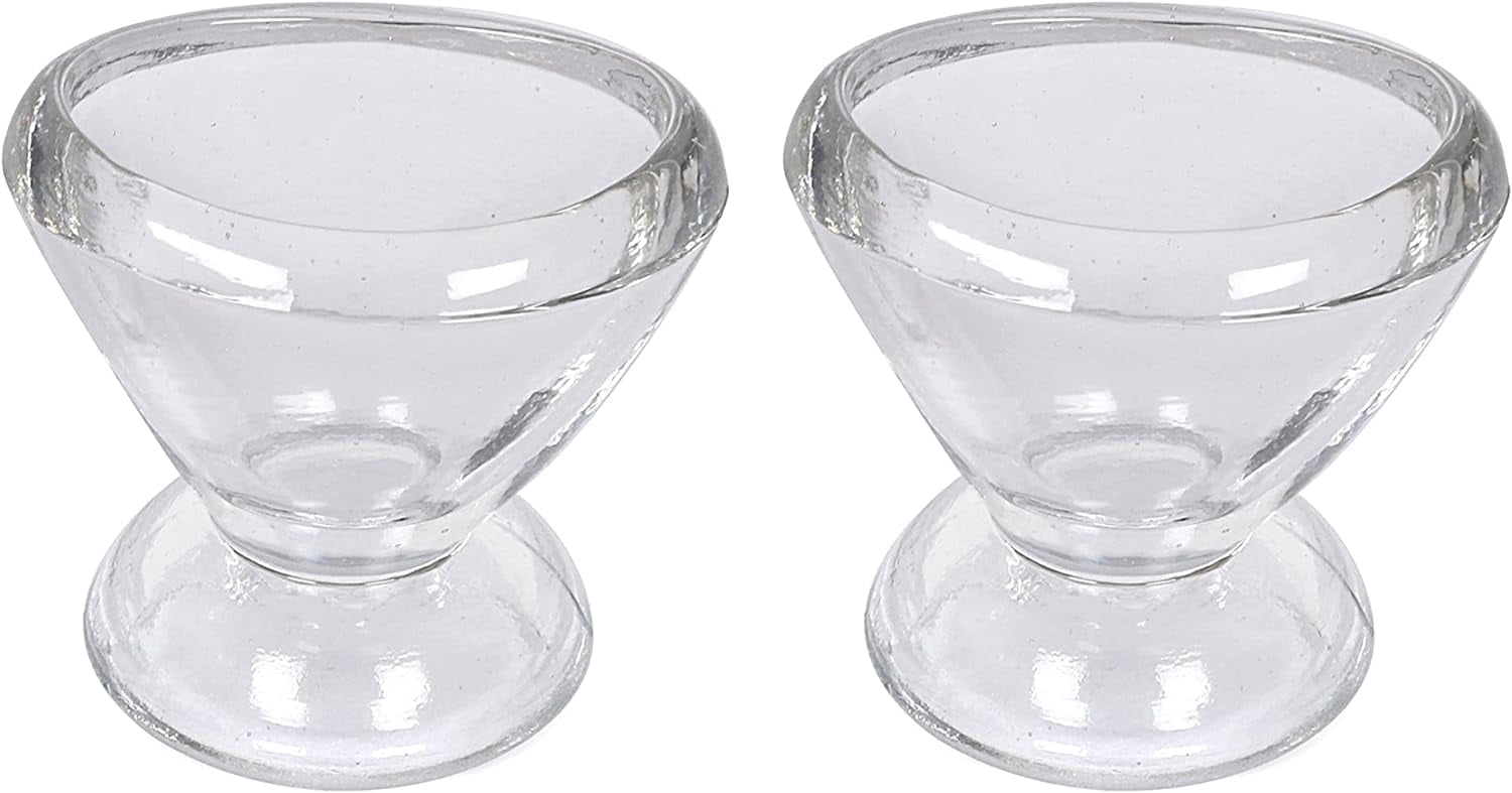 HEALTHANDWEALTH Transparent Glass Eye Wash Cup with Storage Container ...