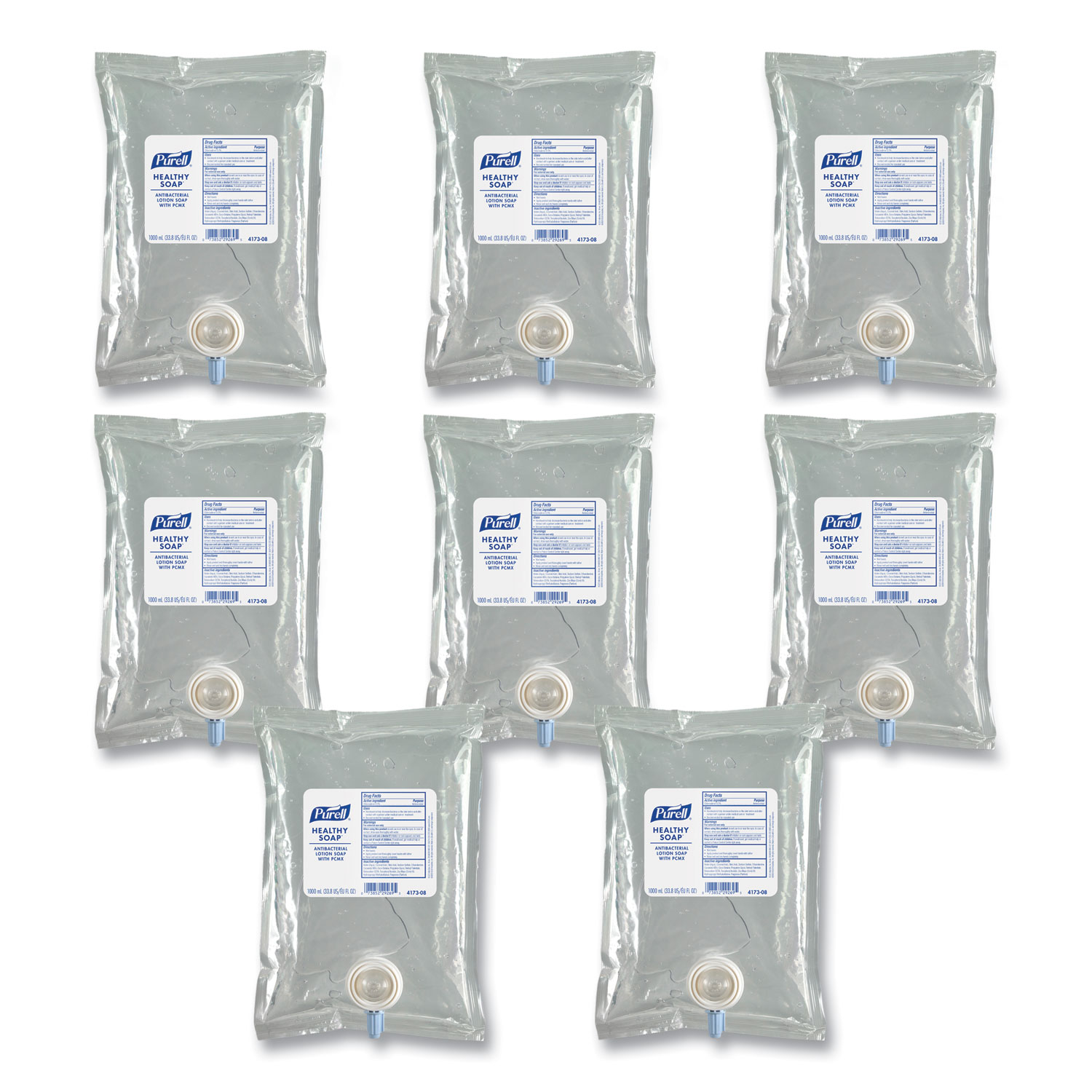 HEALTHY SOAP Antibacterial Lotion Soap with PCMX, Citrus Scent, 1,000 ...