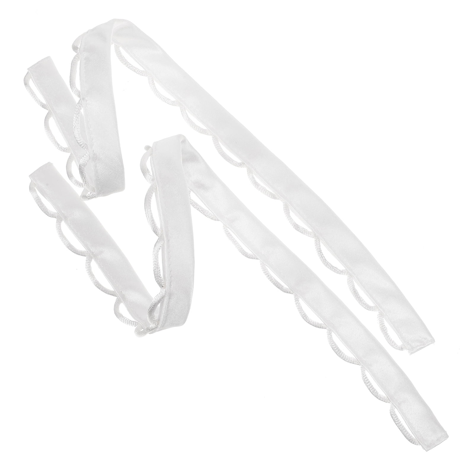 HEANUJJ 1Pair Soft Cloth White Bridal Gown Lacing Loops for Dress Back ...