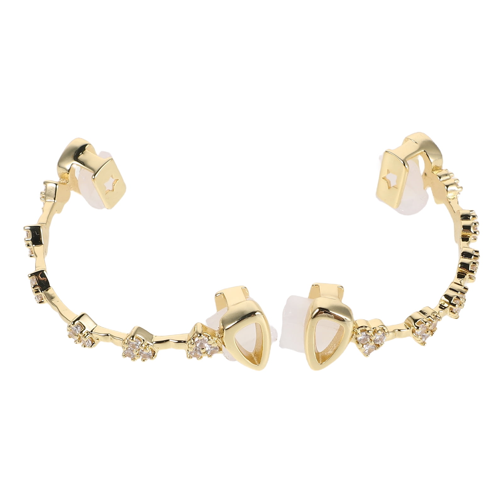 HEANUJJ 1 Set Front Tooth Cap Grill For Mouth Golden Decorative ...