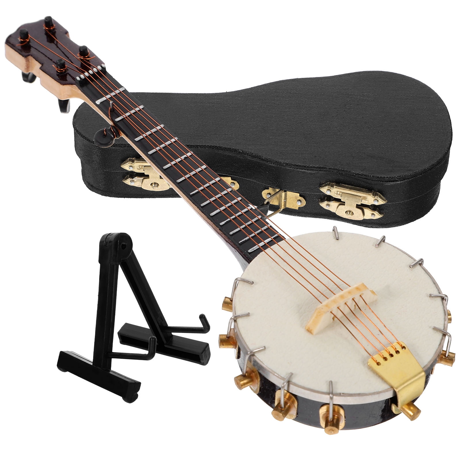 HEANUJJ 1 Set Lifelike Miniature Banjo Decor for Music Lovers and ...