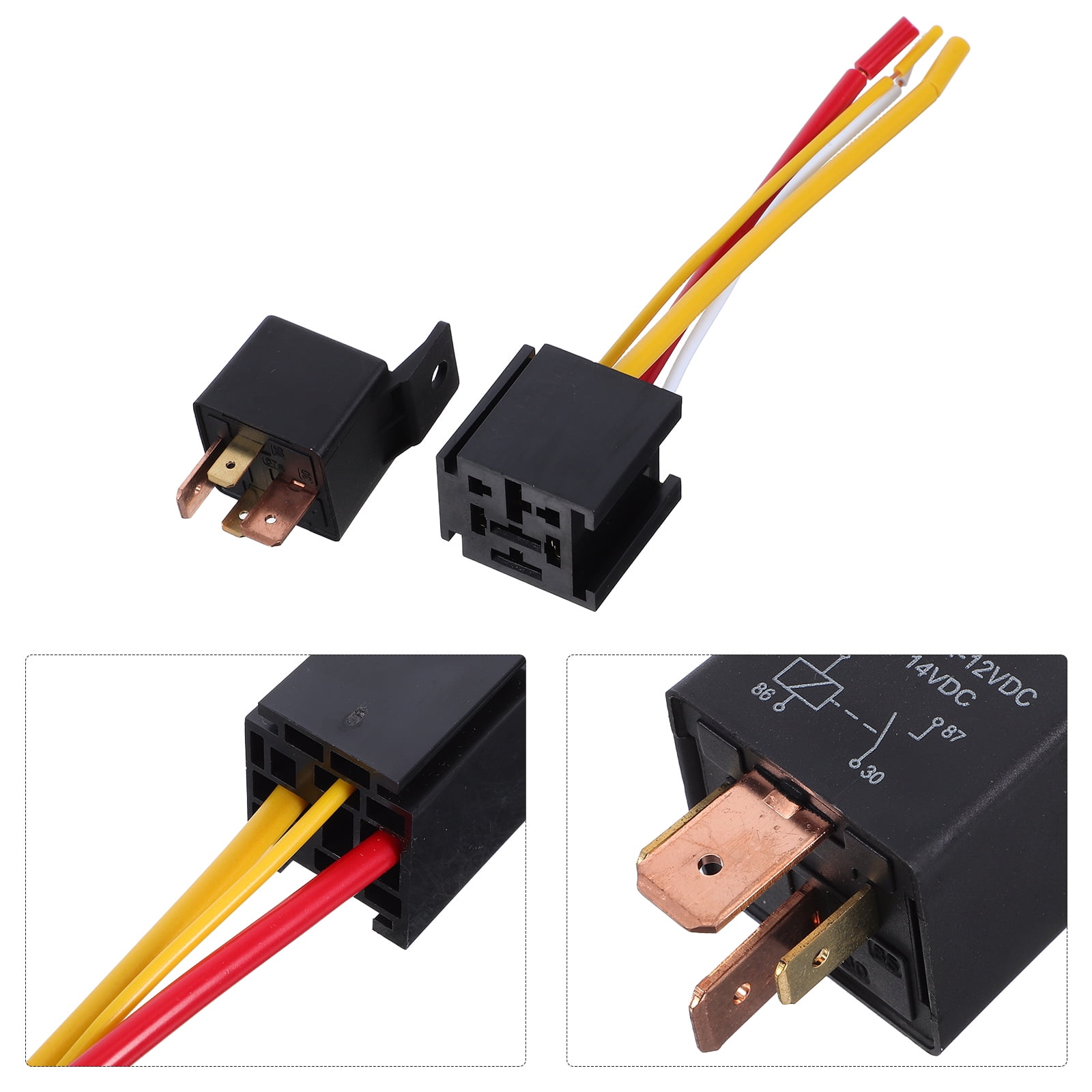 HEANUJJ 1Set Multi Wire Automotive Relay Harness with Overload ...