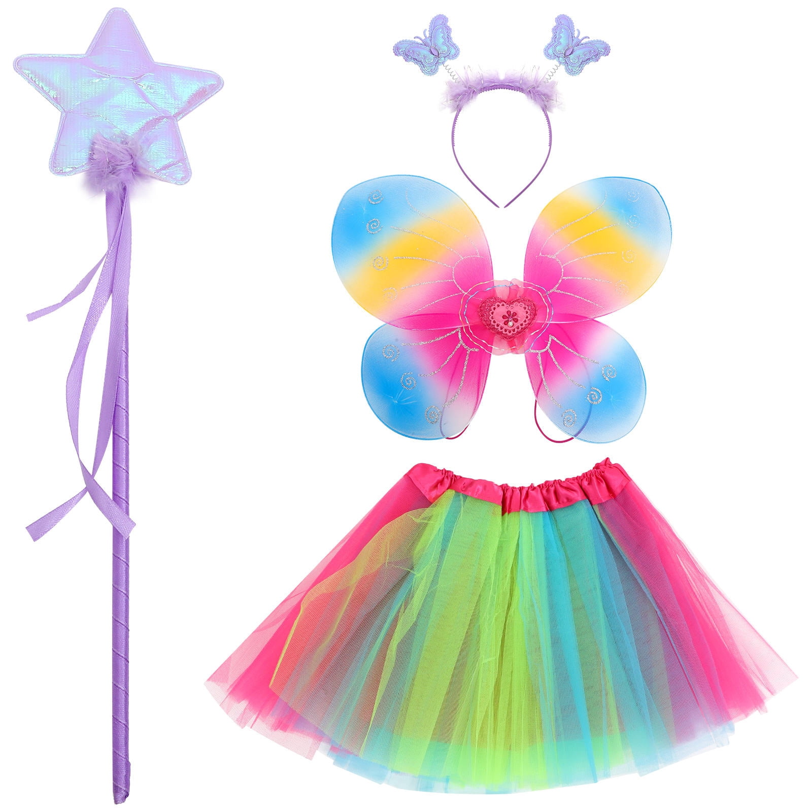 HEANUJJ 1 Set of Fairy Tutu for Girls Performance Costume Assorted ...