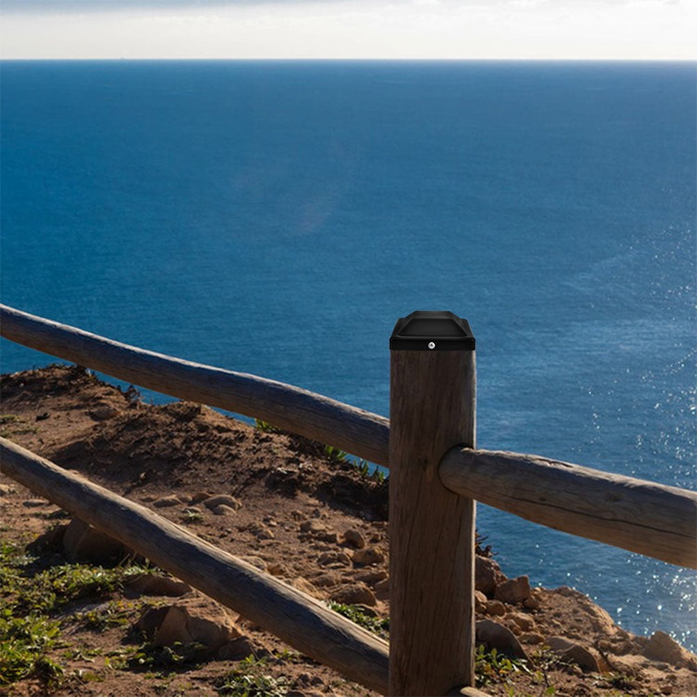 HEANUJJ 10 Caps Fence Post Finials Post Caps Cover Black Compact All ...