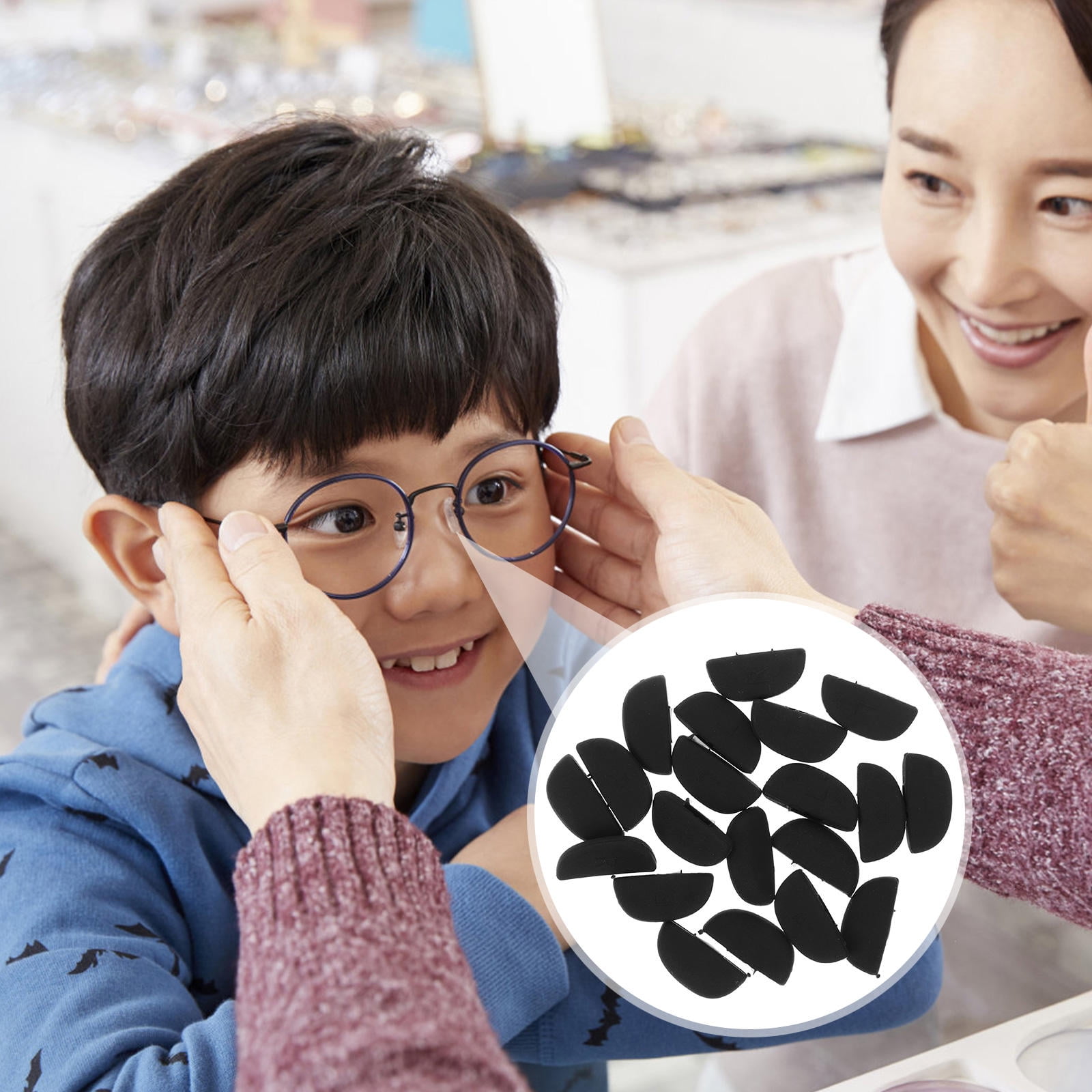 HEANUJJ 10 Pairs Glasses Bridge Nose Pads for Comfortable Wear Black - Walmart.com