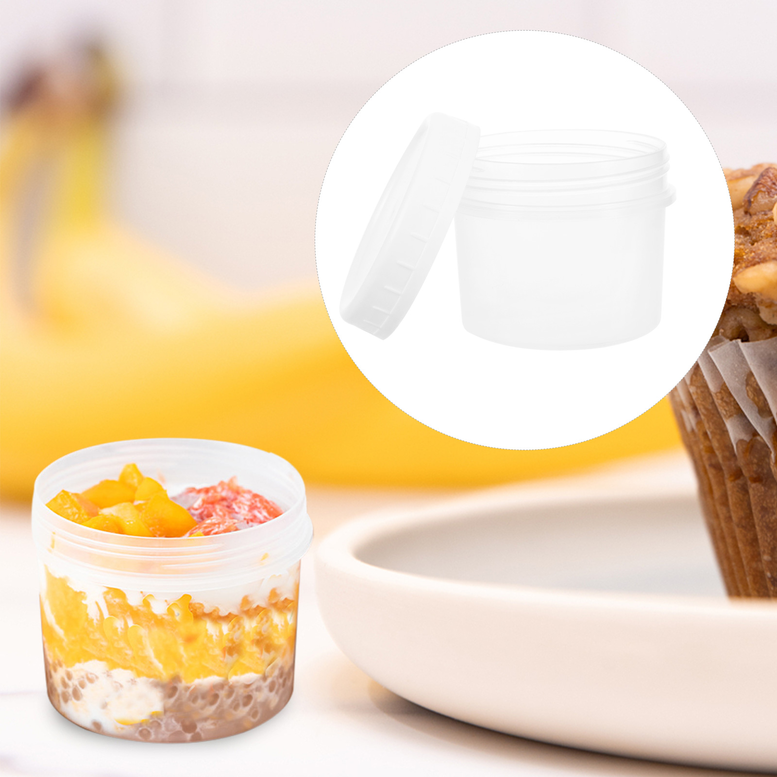 HEANUJJ 10 Sets Freezer Storage Boxes for Ice Cream Portable and ...