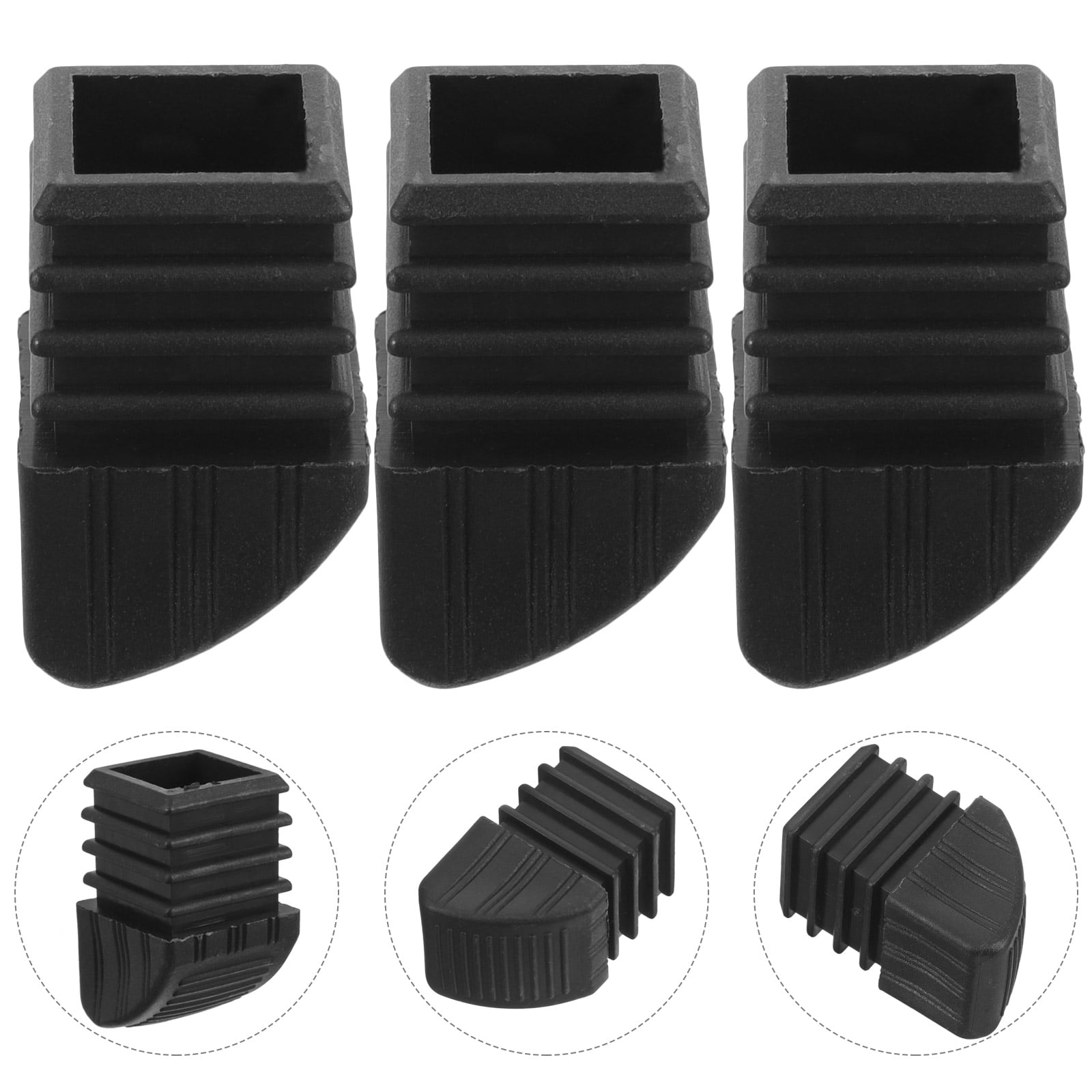 HEANUJJ 10Pcs Black Camping Table Leg Pads for Bedroom and Picnic ...