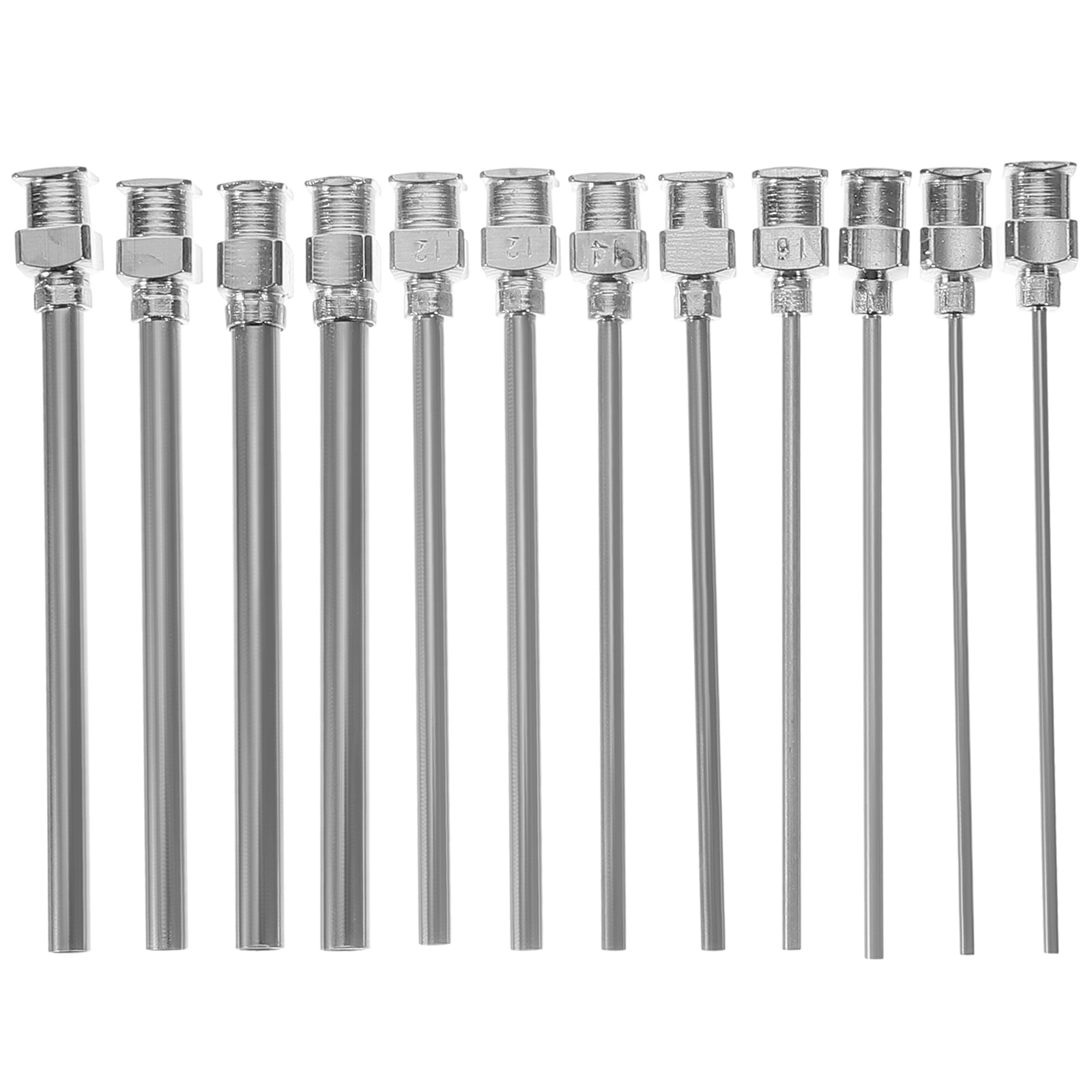 HEANUJJ 12Pcs Stainless Steel Luer Lock Needle for Precision Dispensing ...