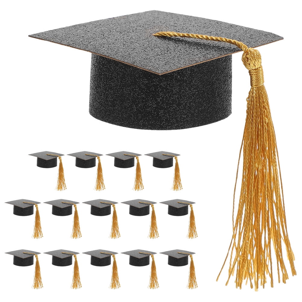 HEANUJJ 15Pcs Graduation Bottle Cap Covers Multi Color for Celebration ...