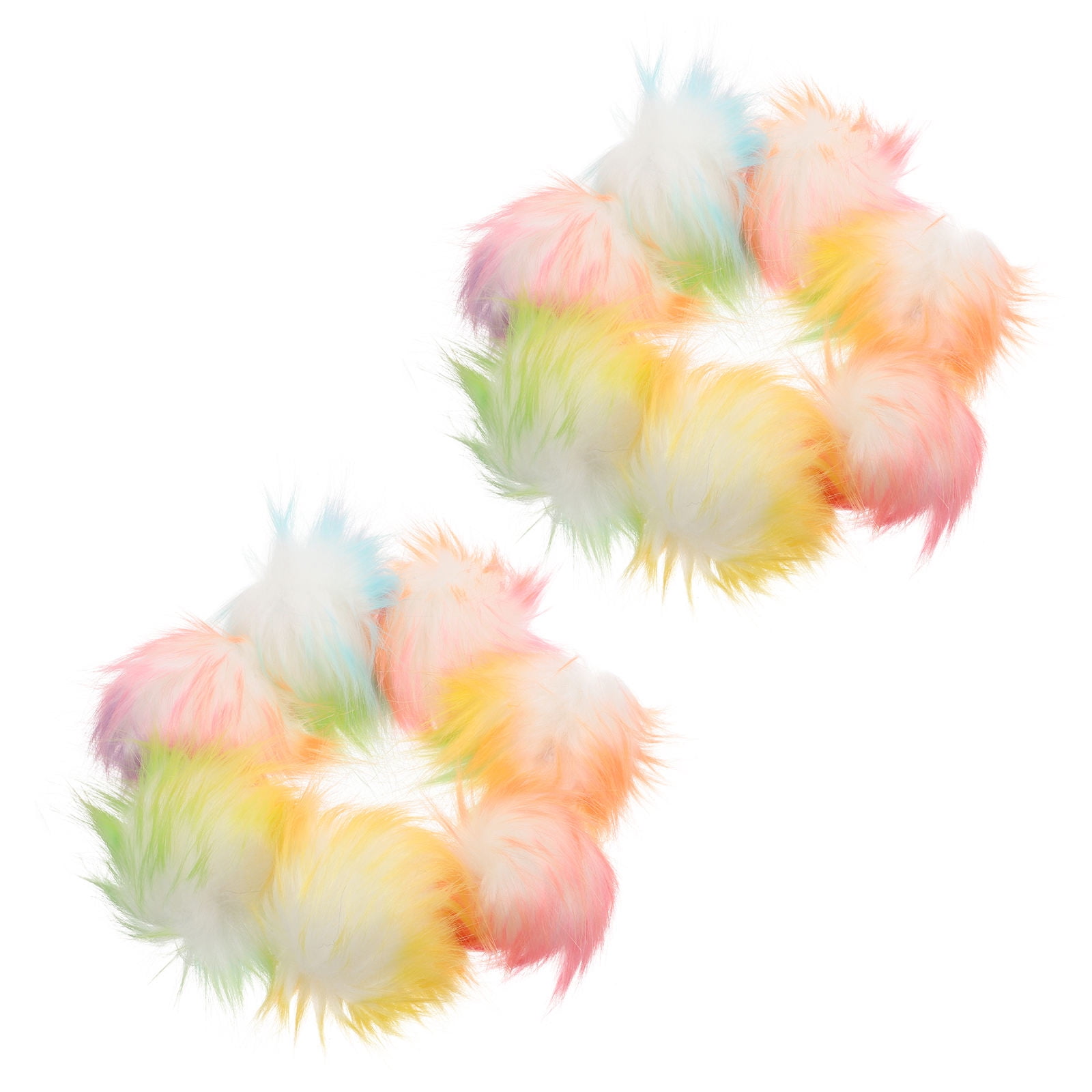 HEANUJJ 16pcs Puff Balls for Hats Plush Ball for Clothing Accessories ...