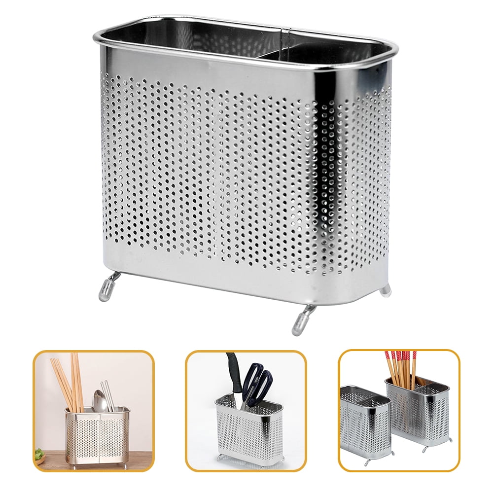 HEANUJJ Silver Stainless Steel Cutlery Draining Holder re Tableware ...