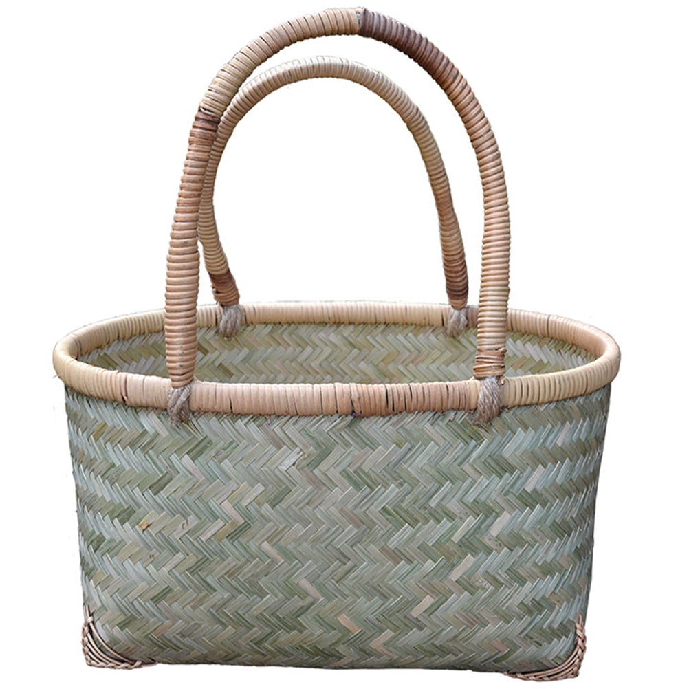 HEANUJJ 1Pack Woven Baskets For Kitchen Vegetable And Fruit Storage ...