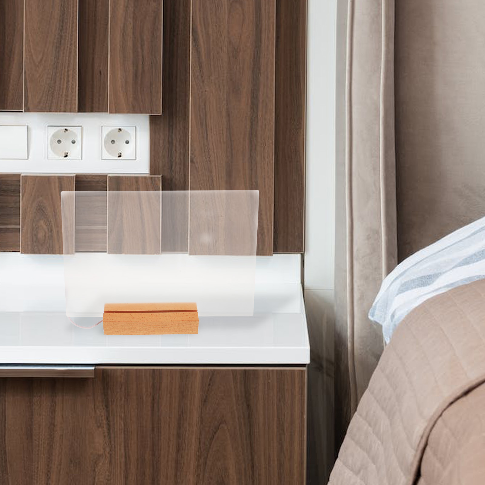 HEANUJJ Transparent Desktop Whiteboard 1 Set Erasable Writing Board ...