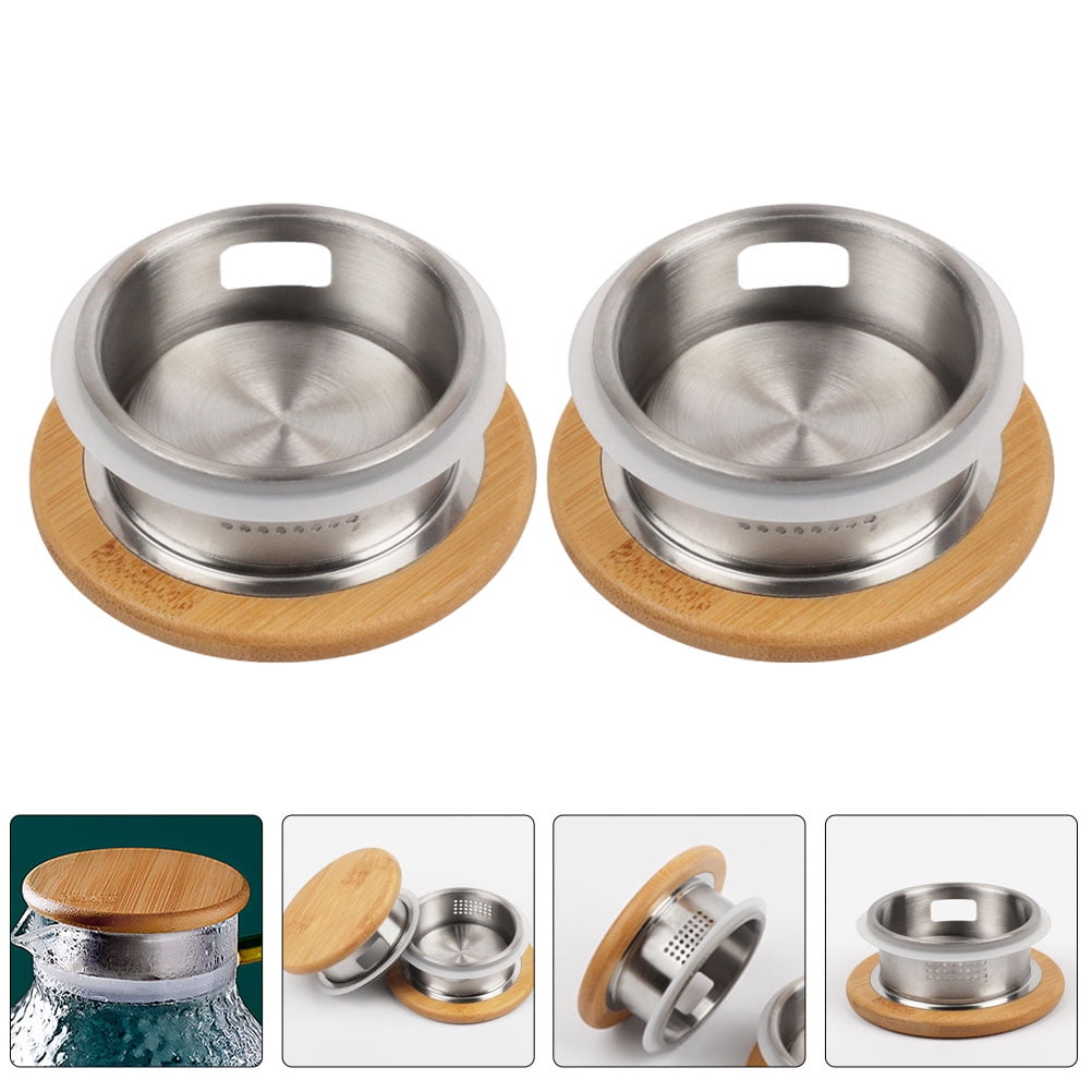 HEANUJJ Teapot Lids Replacement Set of 2 with Design for Tea ...