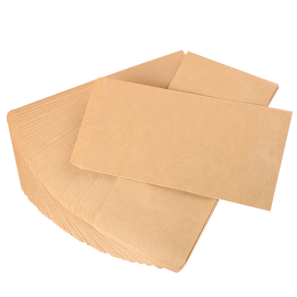 HEANUJJ 200 Pcs of Envelopes Khaki Paper Small Money Envelopes for ...