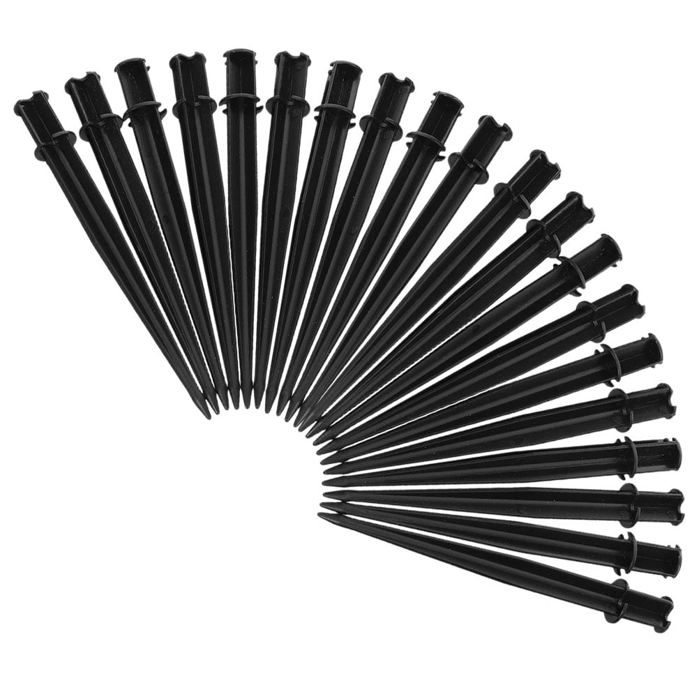 HEANUJJ 20PCS Pathway Light Stakes Replacement Made Of Plastic Black ...