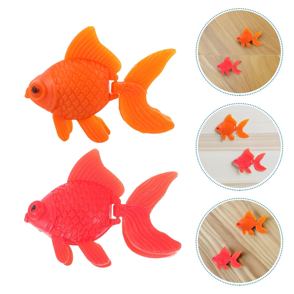 HEANUJJ 20Pcs Simulation Small Goldfish Floating Aquarium Ornaments ...