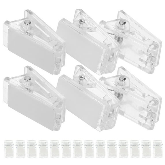 HEANUJJ Plastic Spring Clips Self-Adhesive for Office Use and School ...