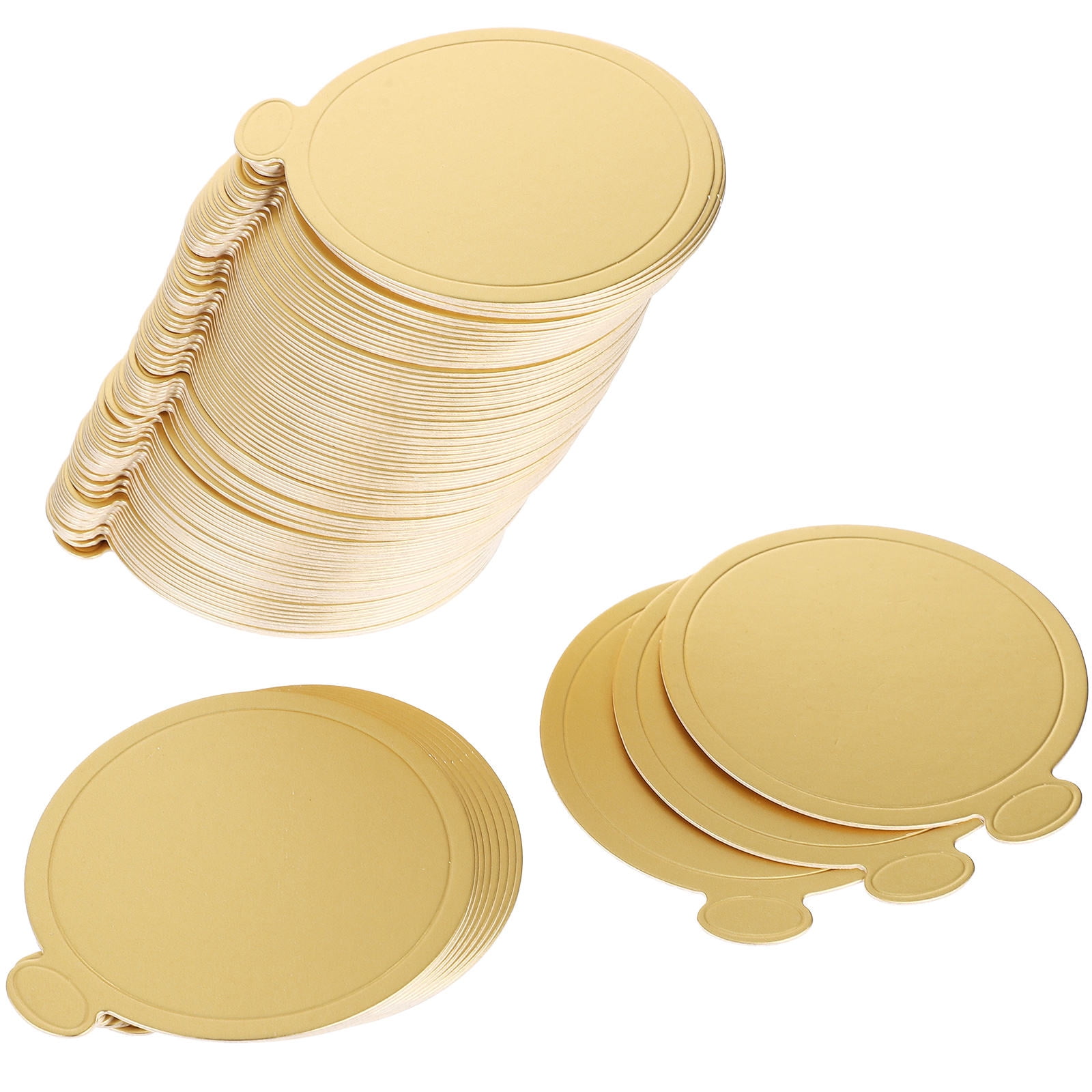 HEANUJJ 20Set Cake Display Bases 10.2X9CM Recyclable Paper For Mousse ...