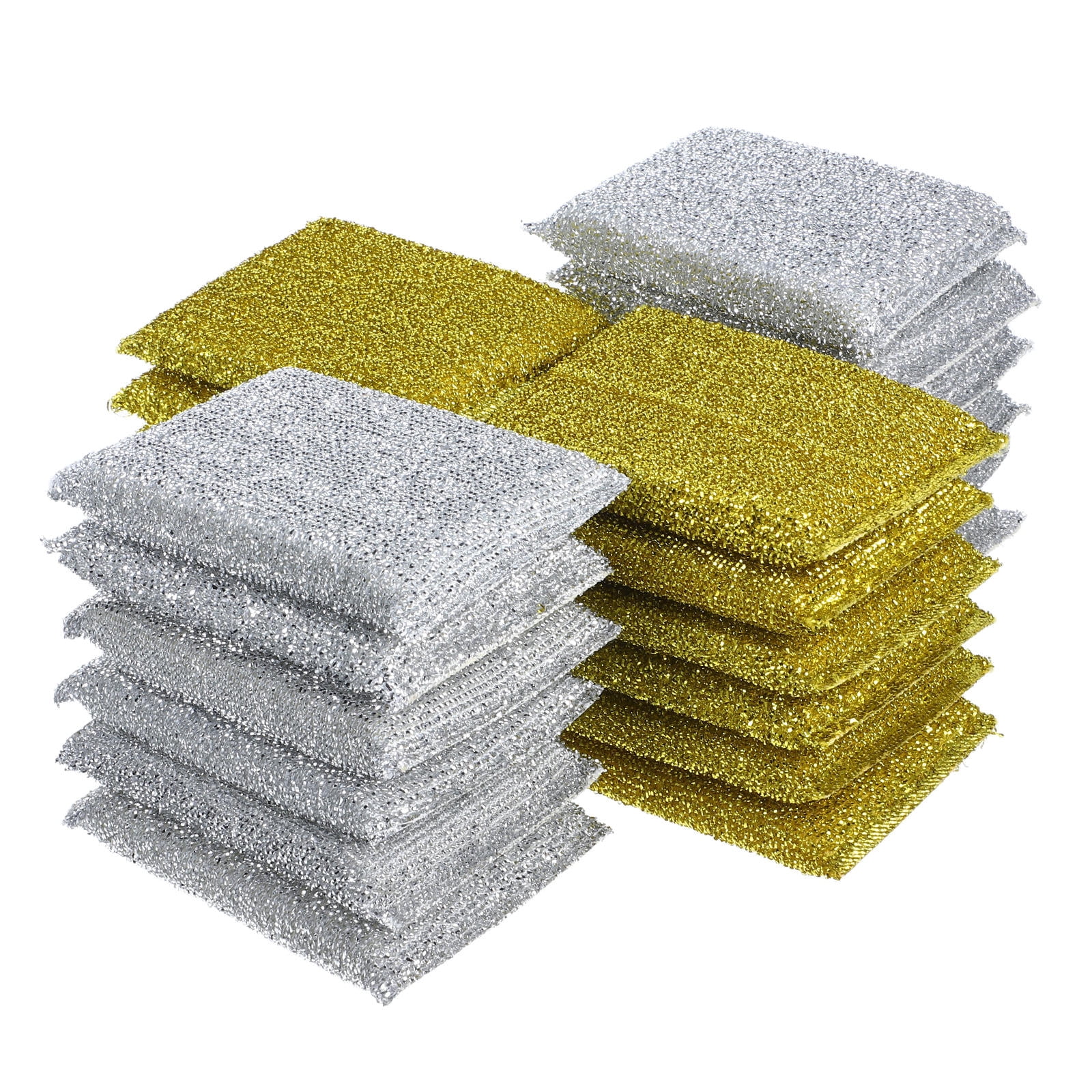 HEANUJJ 24Pack Scrubbing Sponges Golden Sponge for Fast Kitchen ...