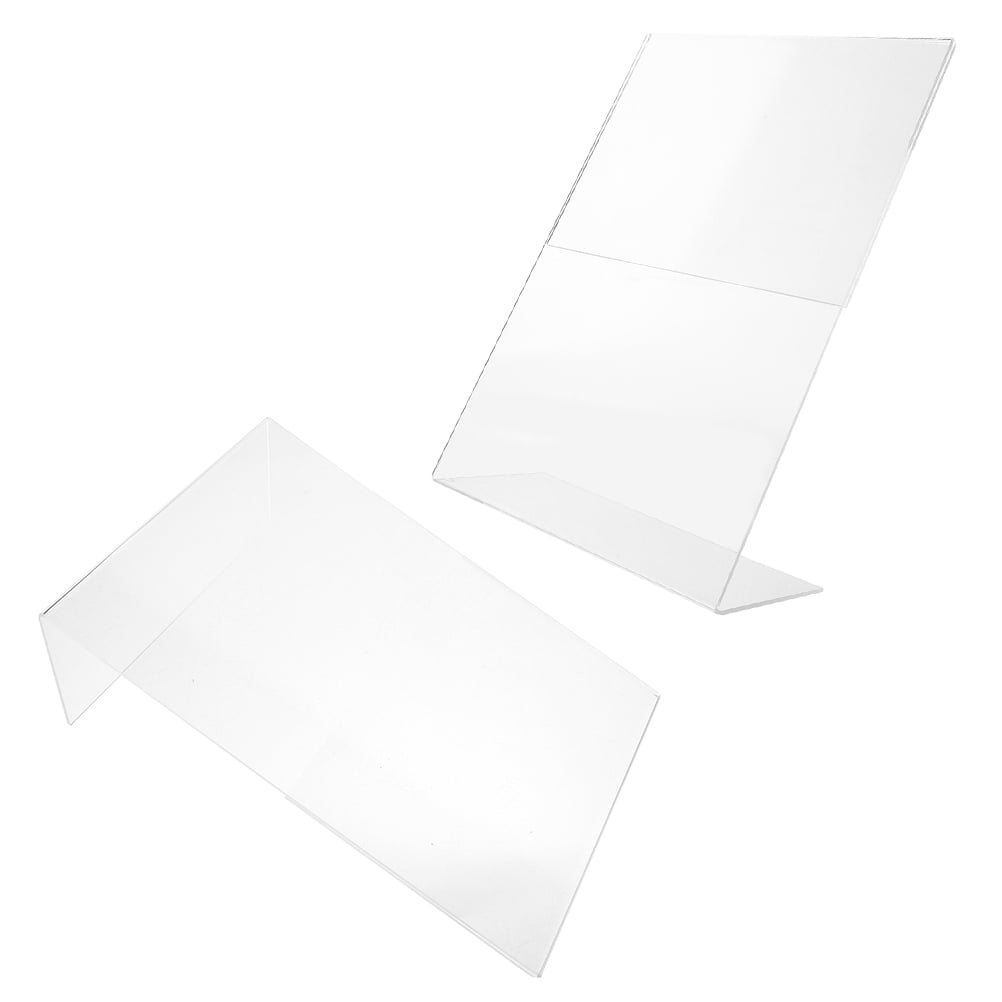 HEANUJJ 2Pcs Clear Acrylic Display Stands with Minimalist Design for ...