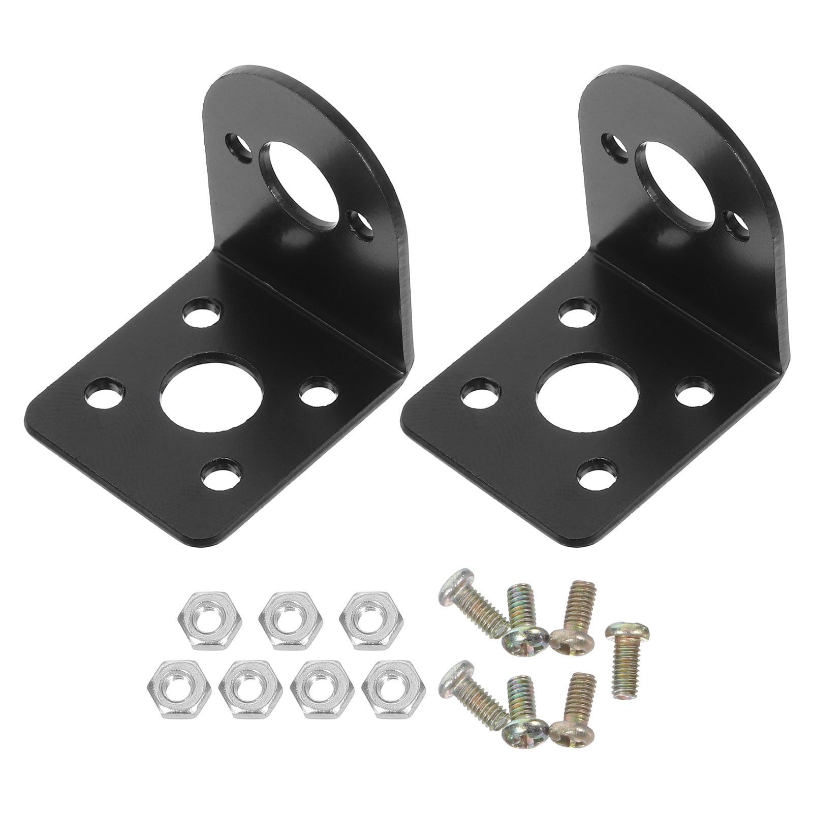HEANUJJ Motor Mounting Bracket Black Iron Stable Support for Car 2Pcs ...